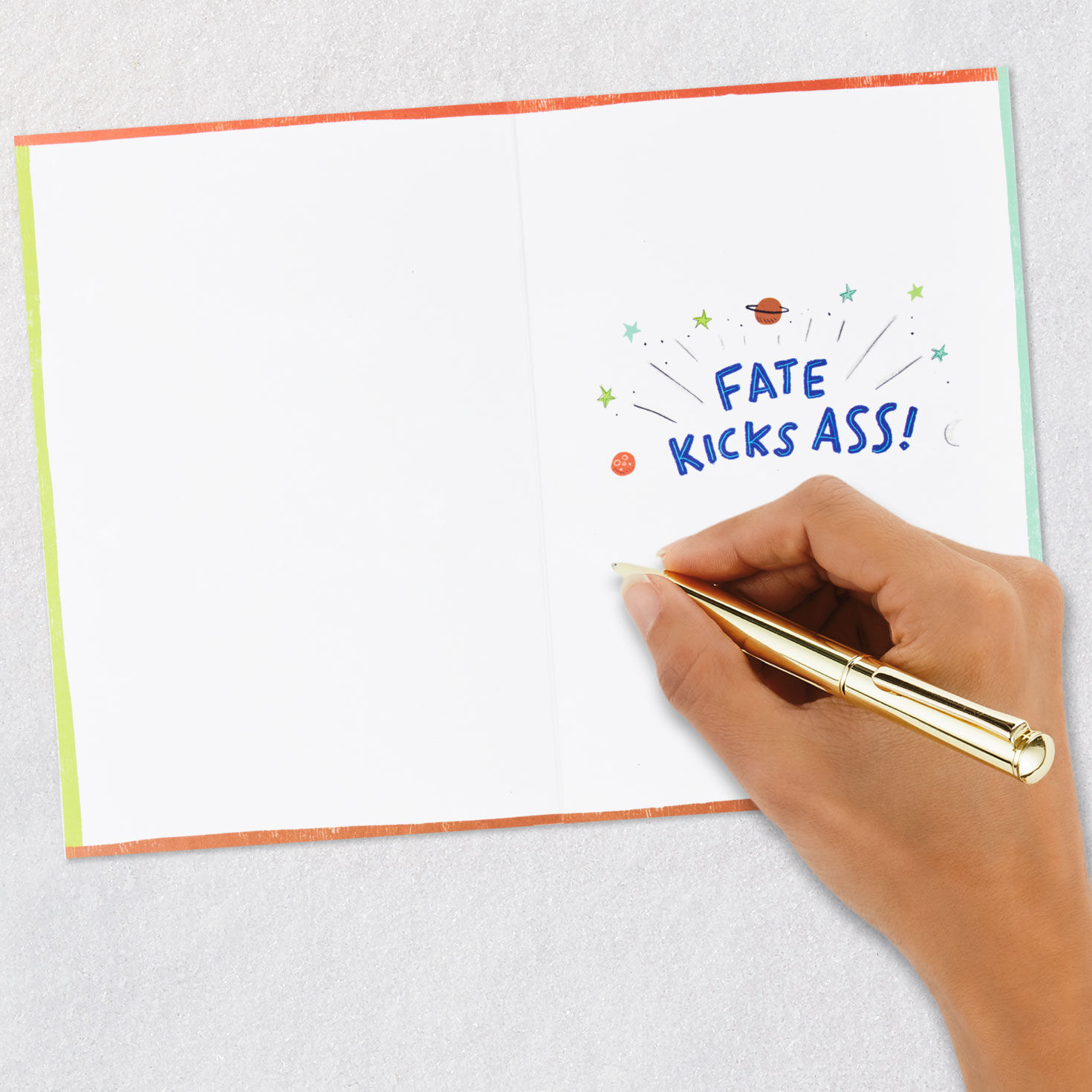 Fate Kicks Ass Funny Father's Day Card for Dad - Greeting Cards | Hallmark