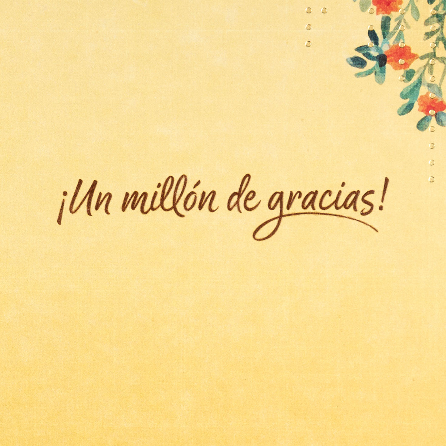 Nice Things Bloom From You Spanish-Language Thank You Card - Greeting ...