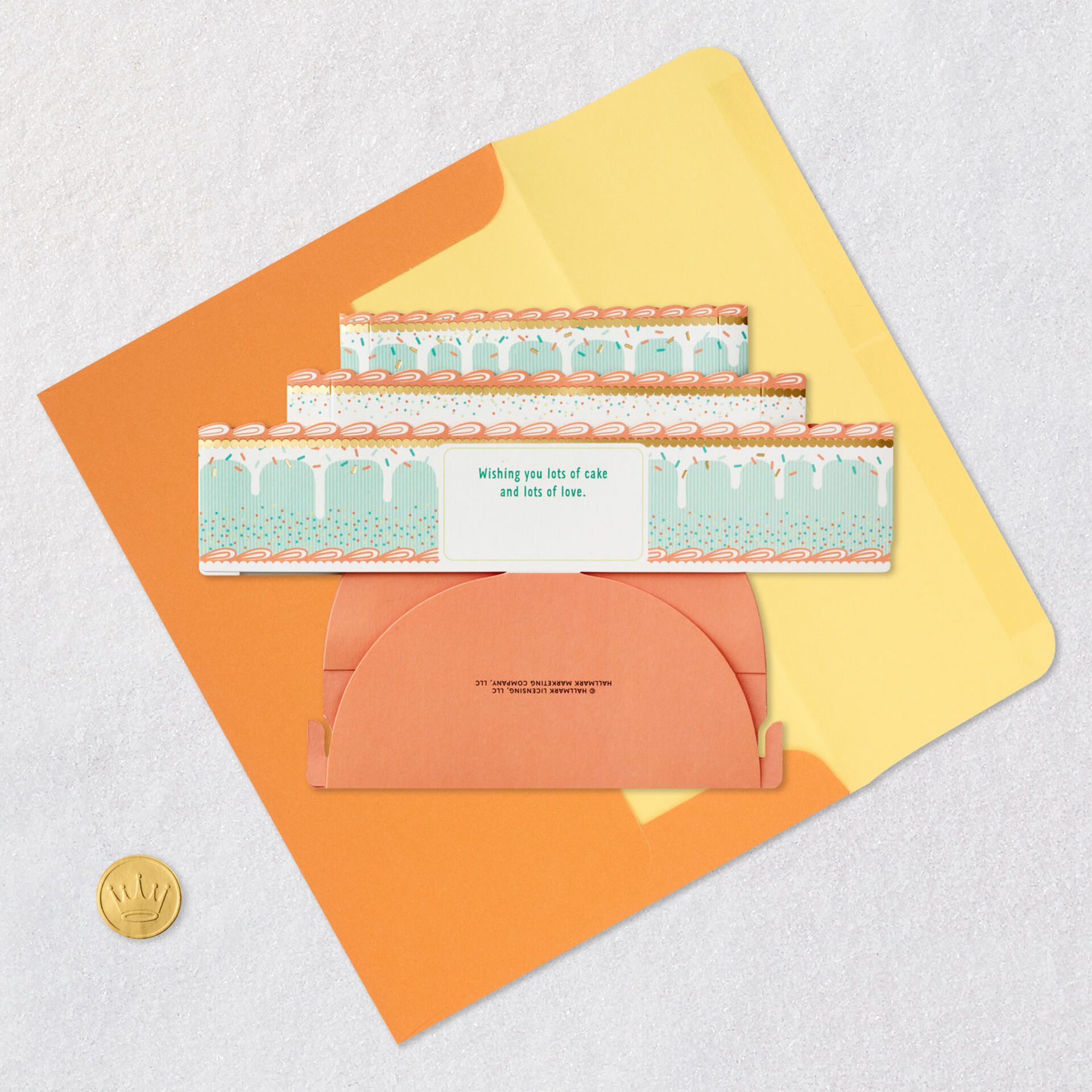 Lots Of Love And Cake 3d Pop Up Card Greeting Cards Hallmark