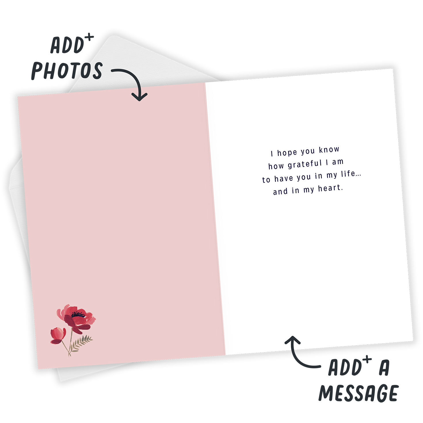 Grateful for You Custom Love Card for Her - Greeting Cards | Hallmark