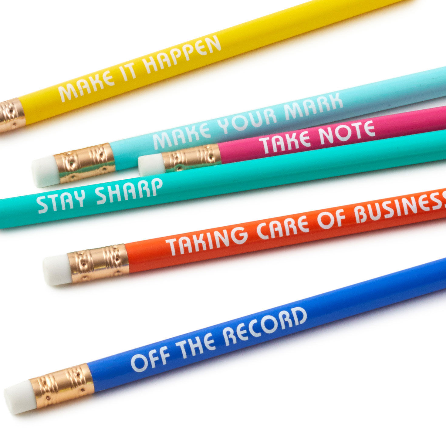 Motivating Messages Wooden Pencils, Pack of 6 - Desk Accessories | Hallmark
