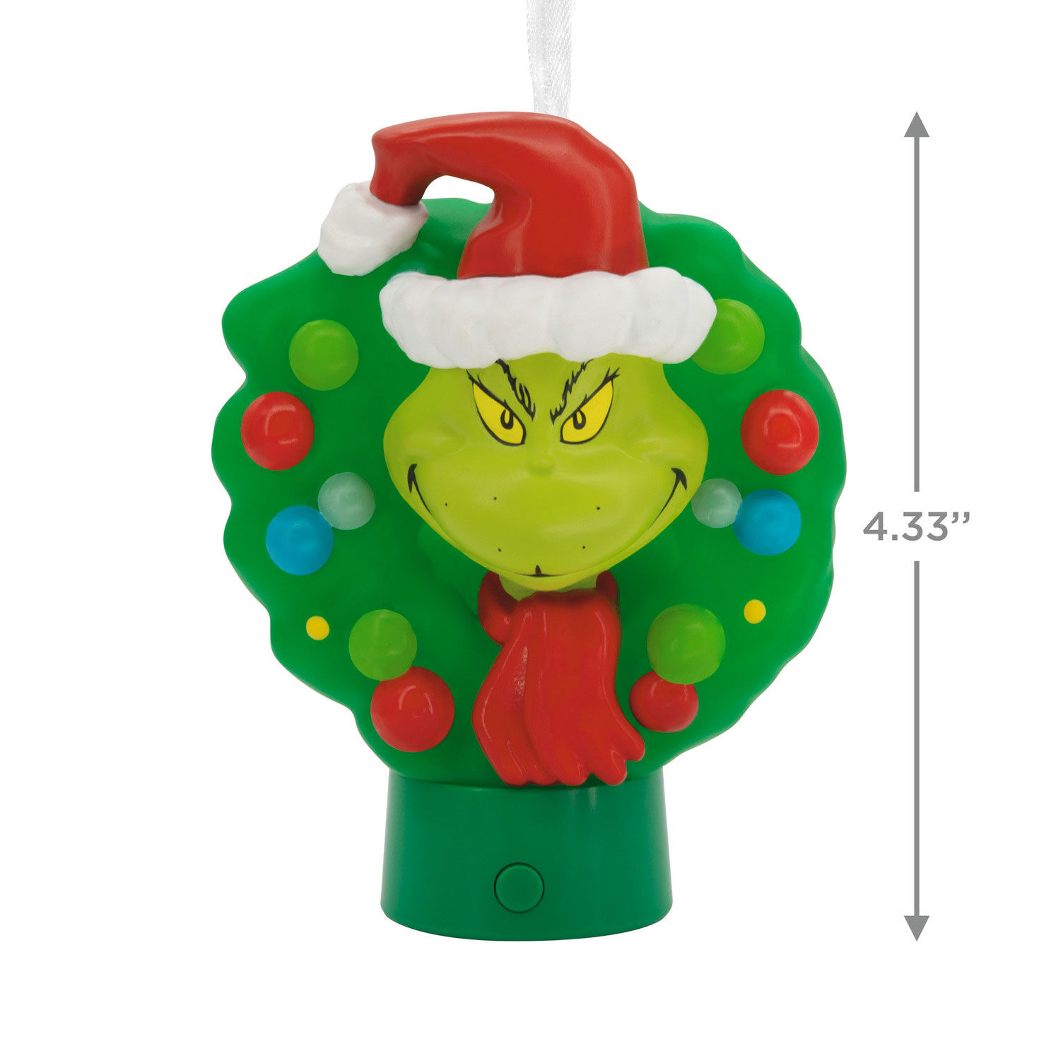 Dr. Seuss's How the Grinch Stole Christmas!™ Grinch in Wreath Hallmark ...