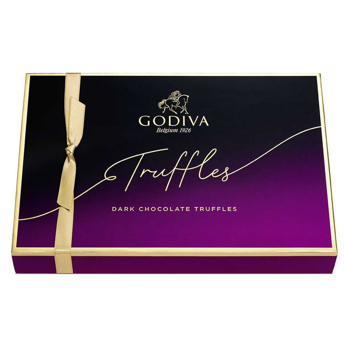 Godiva Assorted Signature Dark Chocolate Truffles Gift Box, 24 Pieces ...