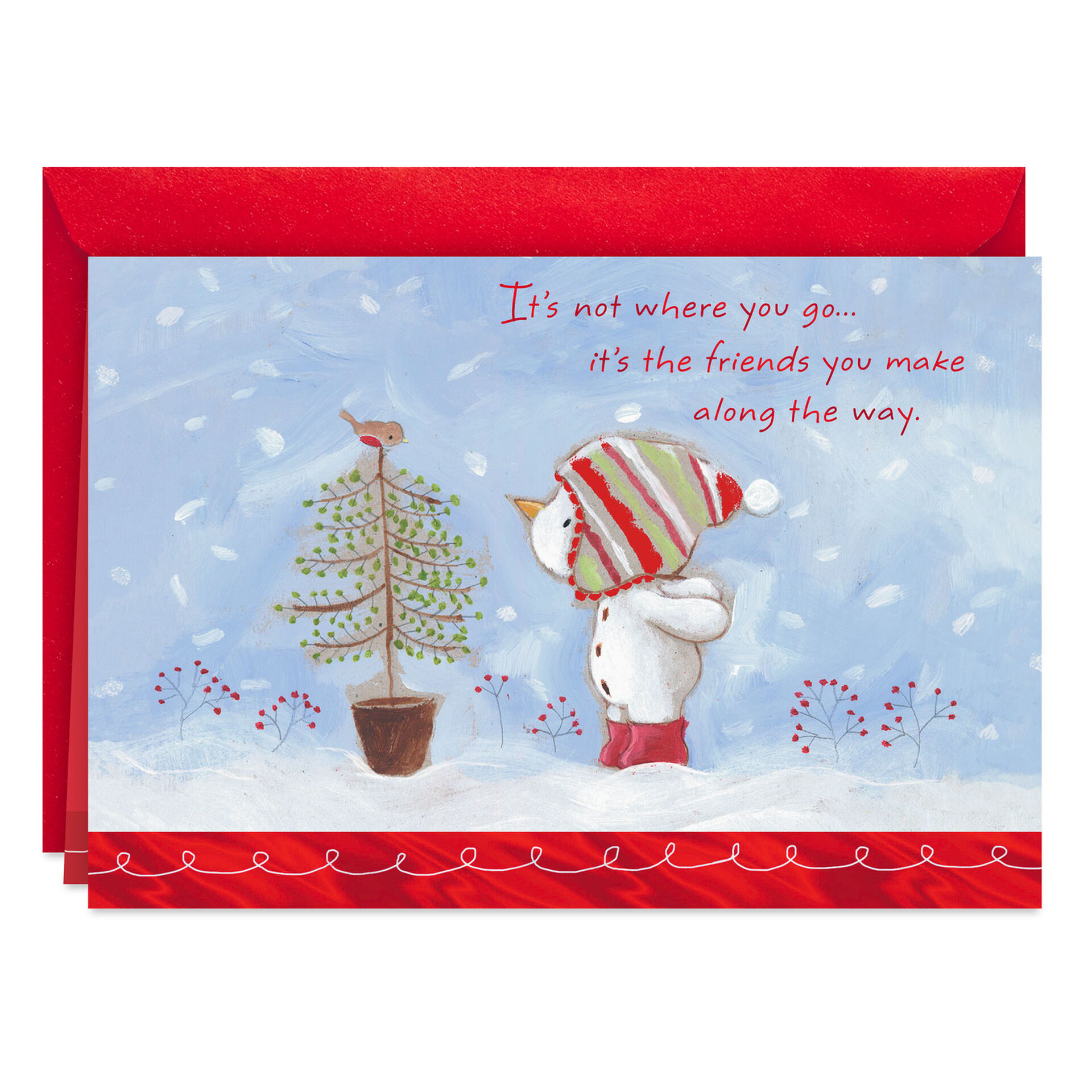 So Happy We re Friends Christmas Card Greeting Cards Hallmark So Happy We re Friends Christmas Card Greeting Cards Hallmark