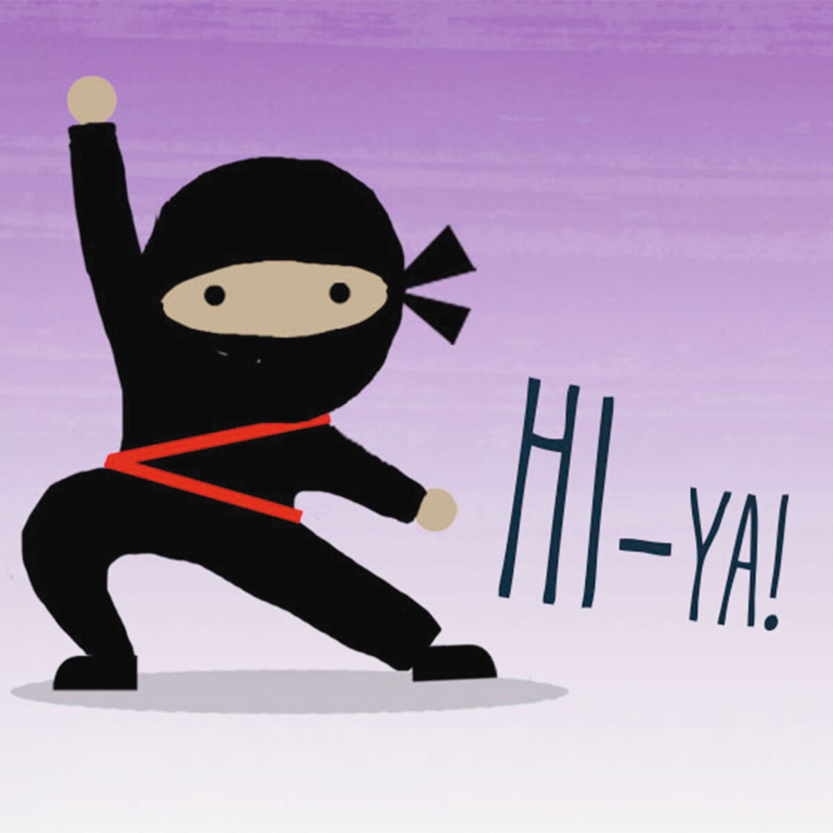 3.25" Mini Hi-ya! Ninja Thinking of You Card - Greeting Cards - Hallmark