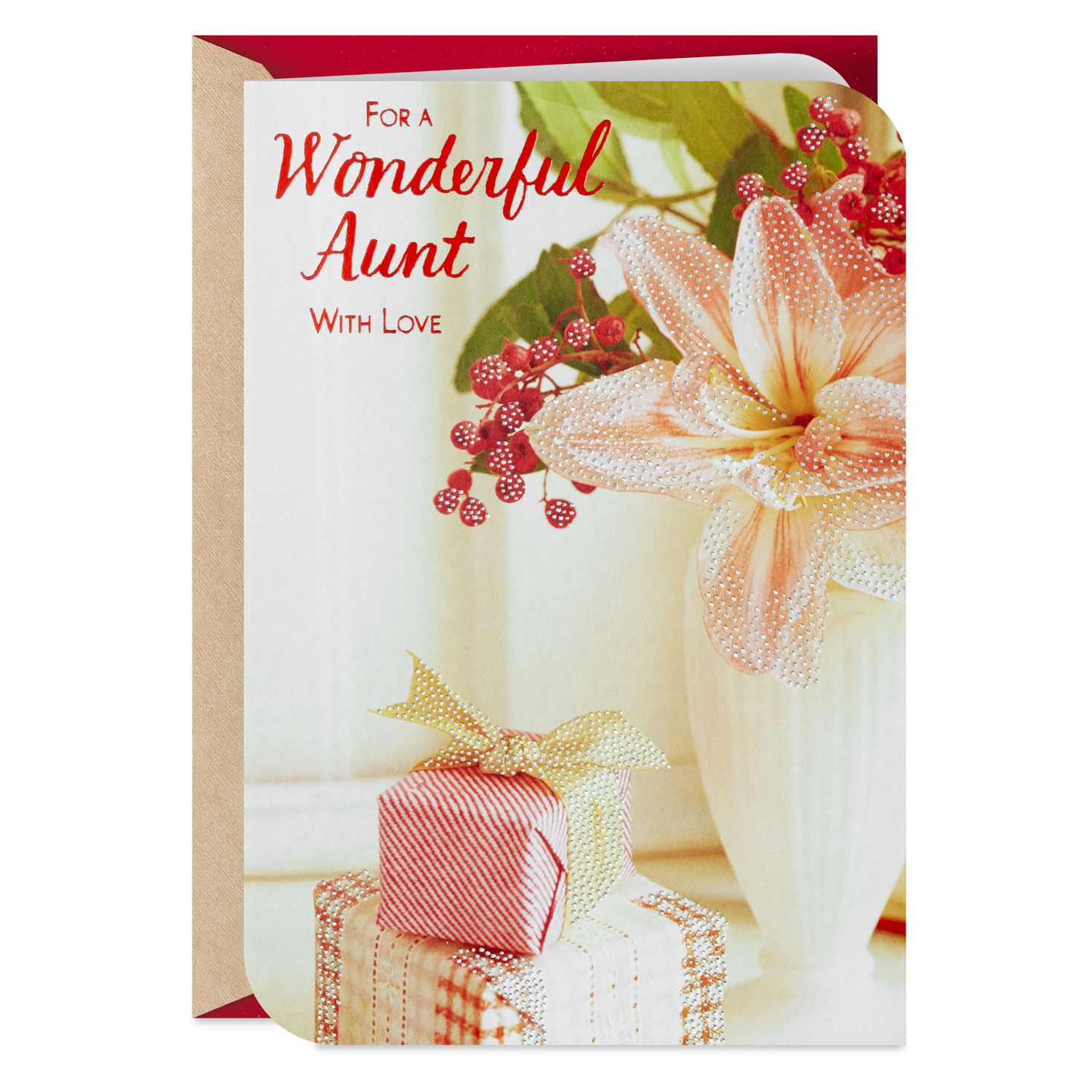 Thankful for an Aunt as Wonderful as You Christmas Card - Greeting ...