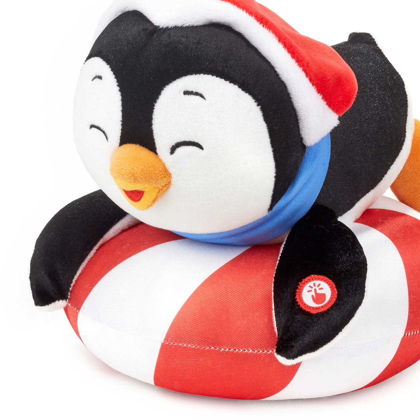 Playful Penguins Sledding All the Way Plush With Sound and Motion, 7.5" H - Interactive Stuffed ...