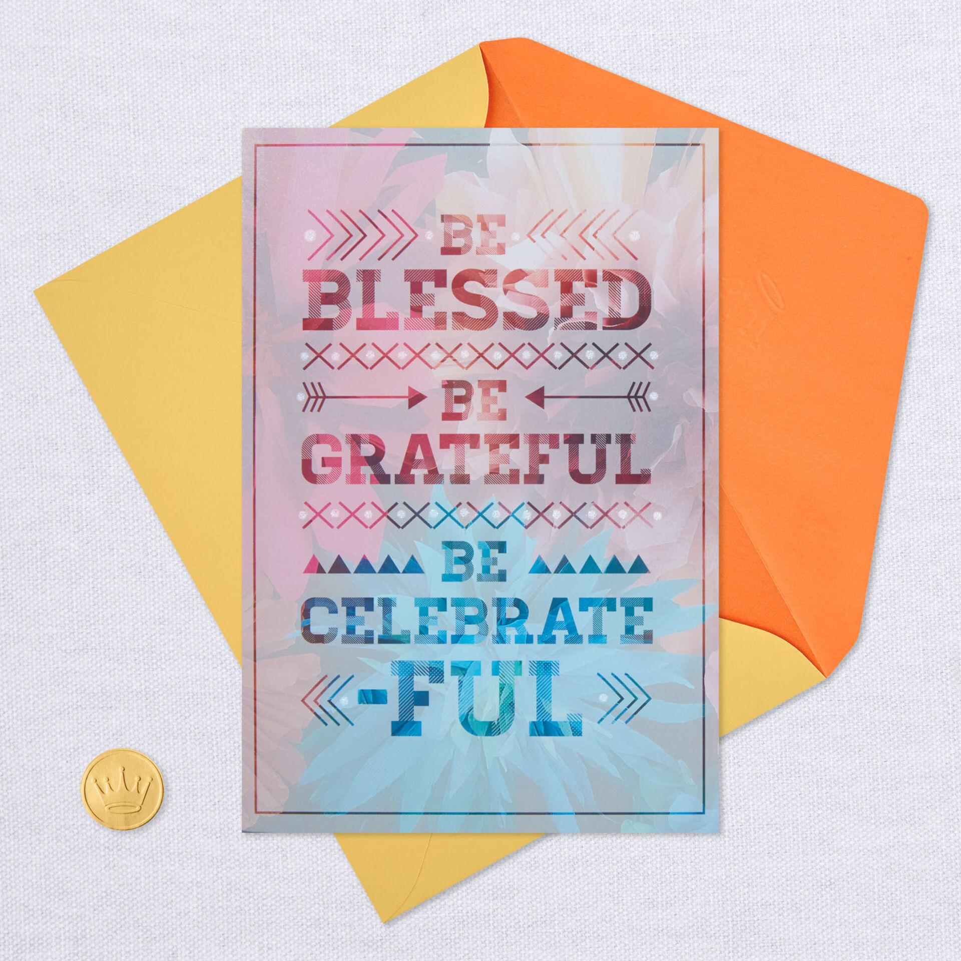 Be Blessed and Grateful Birthday Card - Greeting Cards - Hallmark