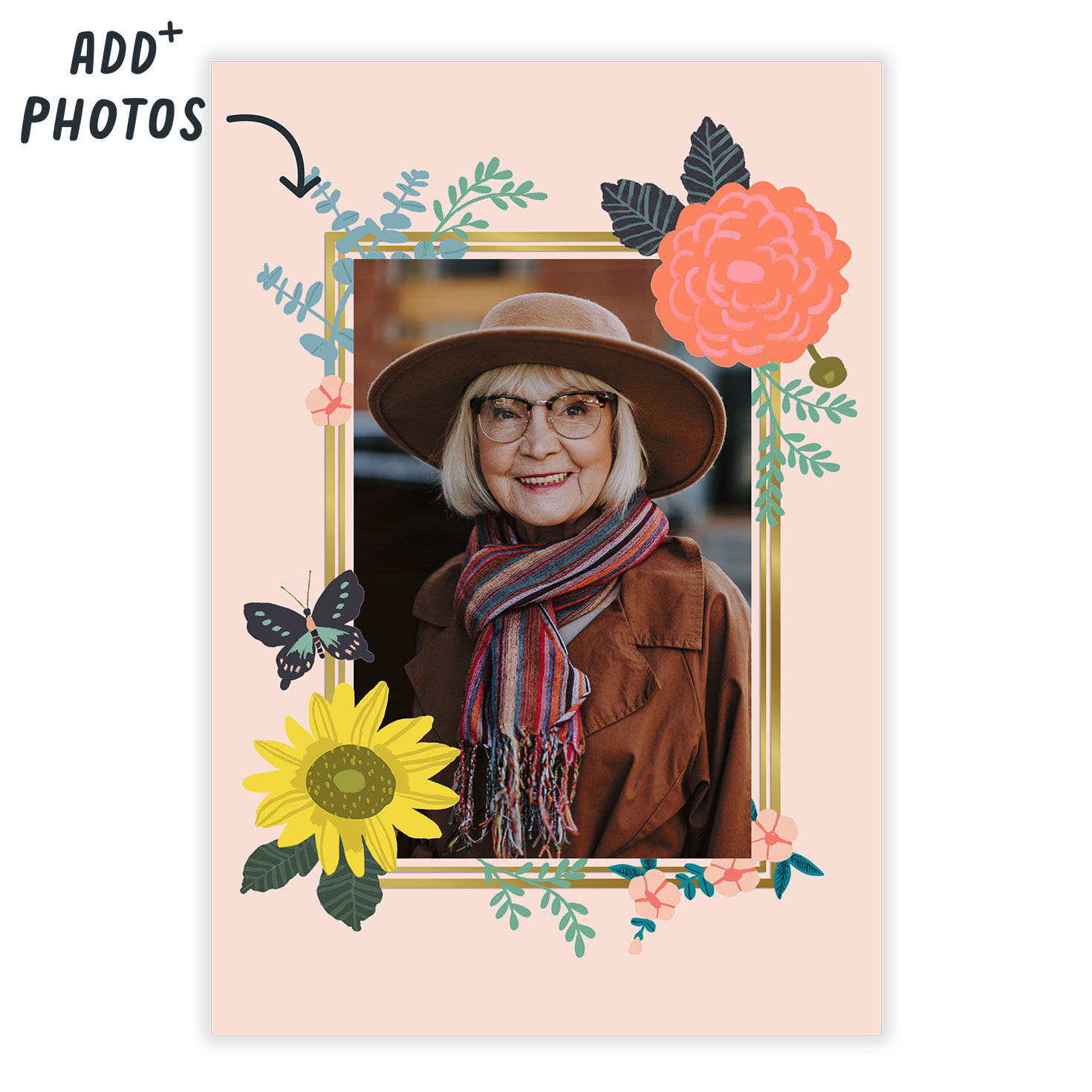 Pretty Blush and Blooms Frame eCard - eCards | Hallmark
