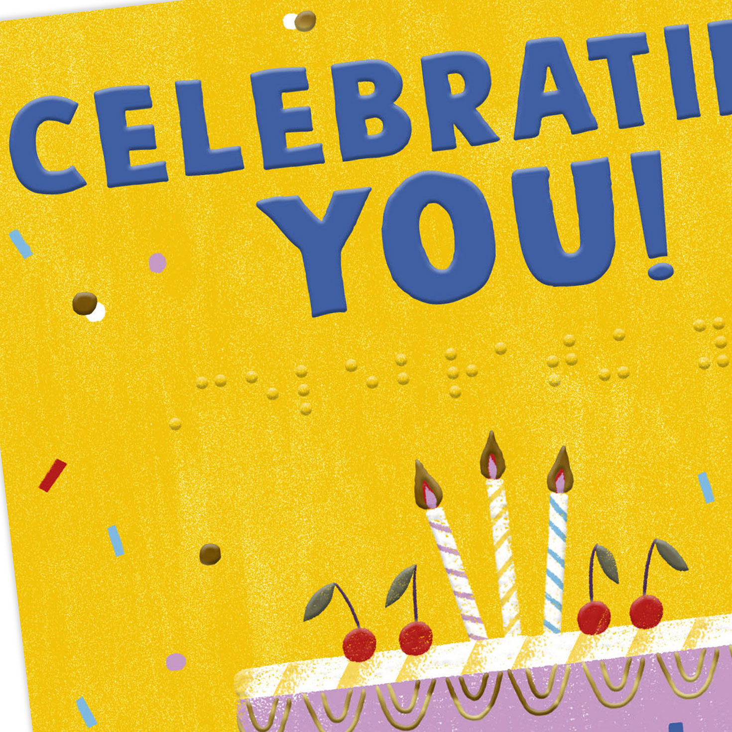 Wishing You All the Best Braille Birthday Card - Greeting Cards | Hallmark
