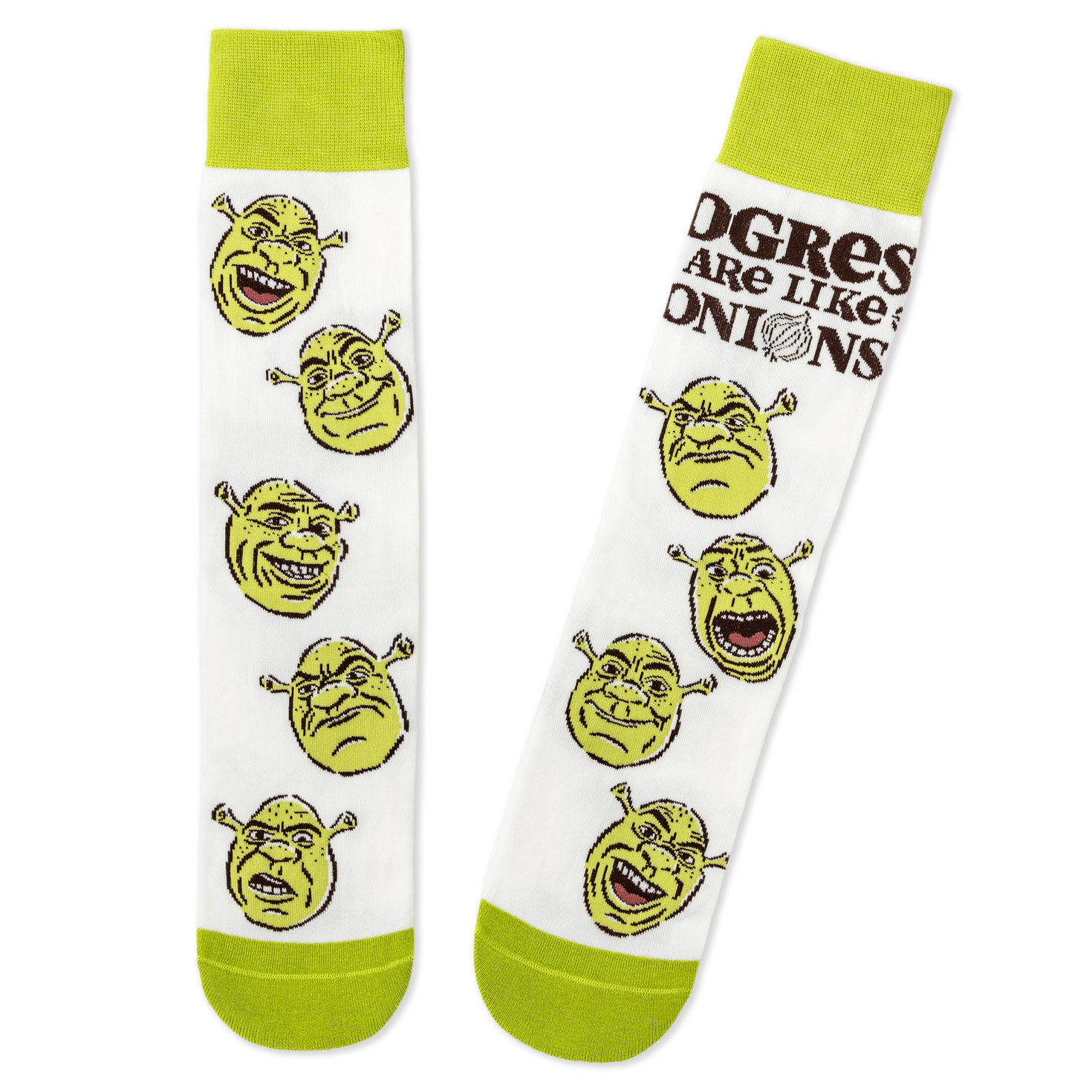 Shrek Ogres Are Like Onions Novelty Crew Socks - Socks & Slippers ...