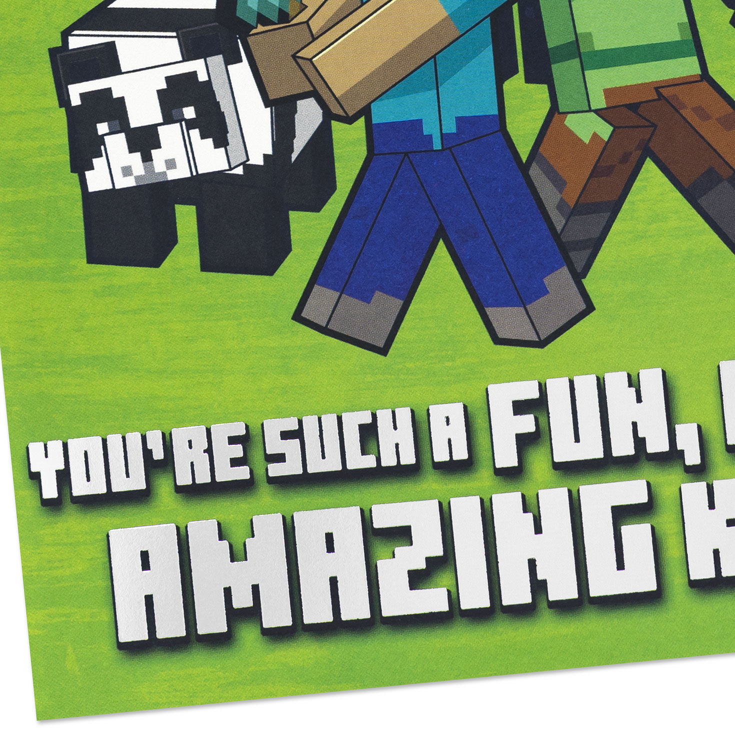 Minecraft You're Such a Cool Kid Pop-Up Birthday Card - Greeting Cards ...