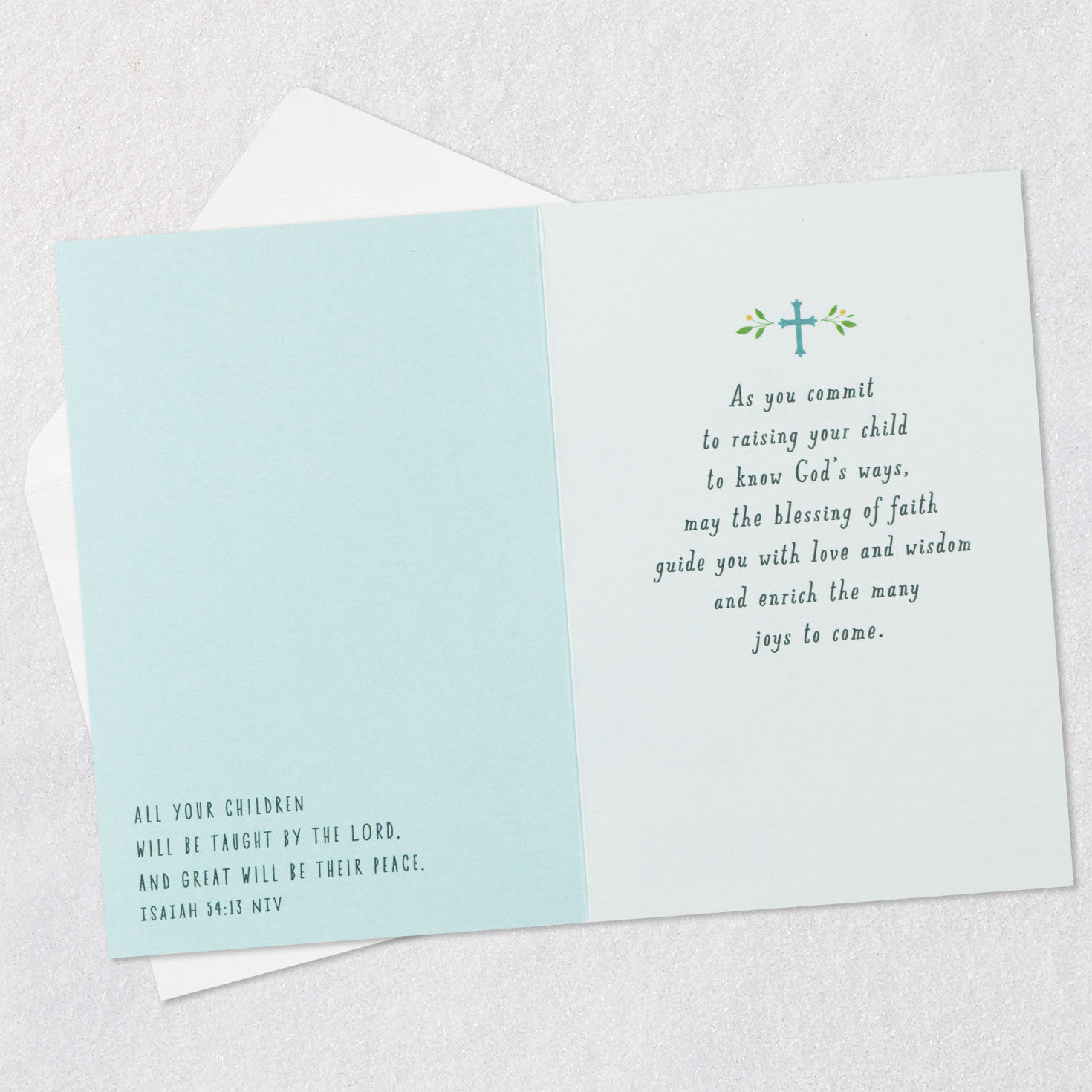 God's Blessings on Your Sweet Baby Religious Baptism Card - Greeting ...