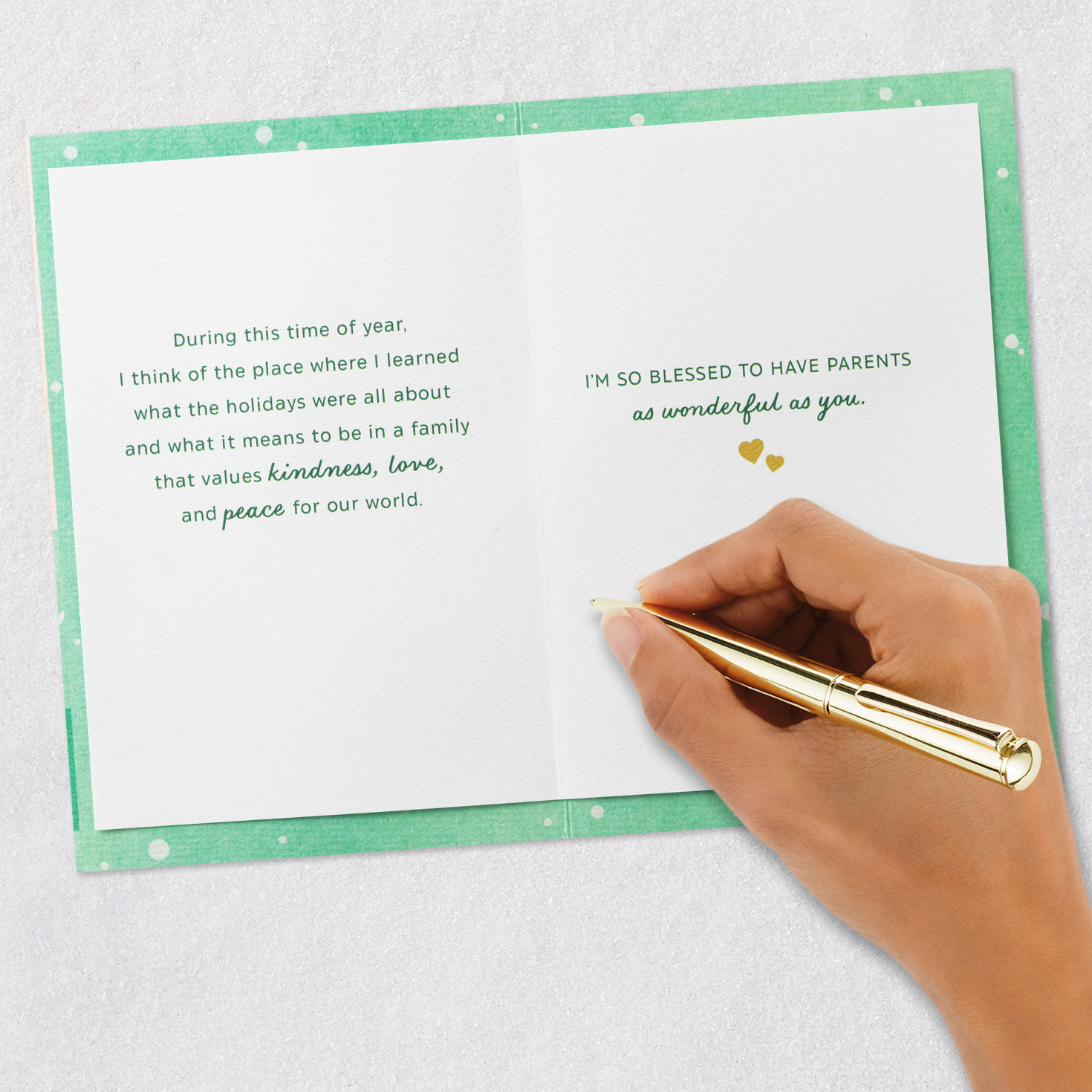 Grateful and Blessed Christmas Card for Parents - Greeting Cards | Hallmark