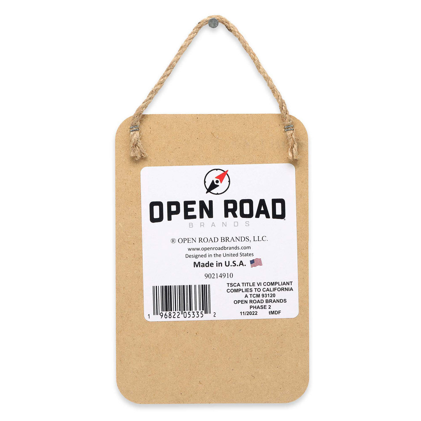 Open Road Garage Clack Your Tongs Wood Quote Sign - Plaques & Signs ...