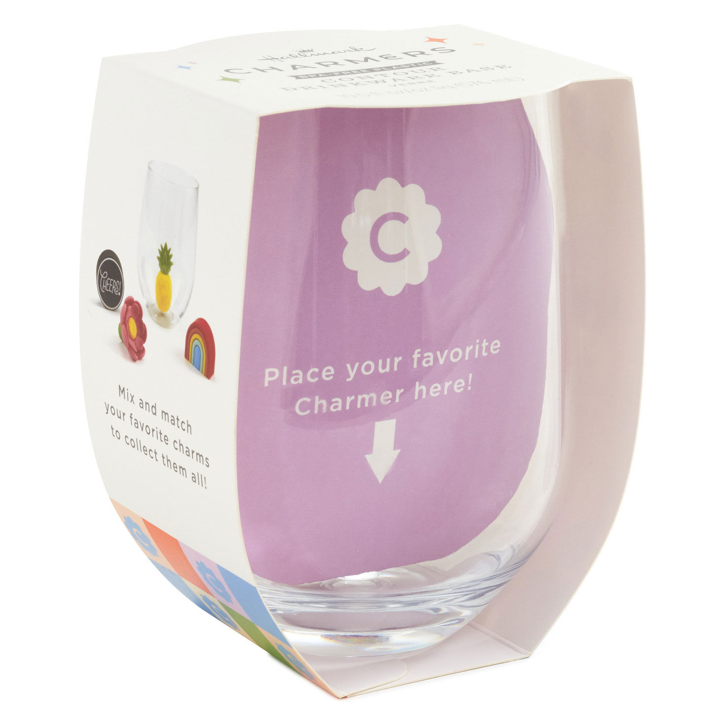 Charmers Plastic Stemless Contour Glass, 19.5 oz. - Wine Glasses | Hallmark