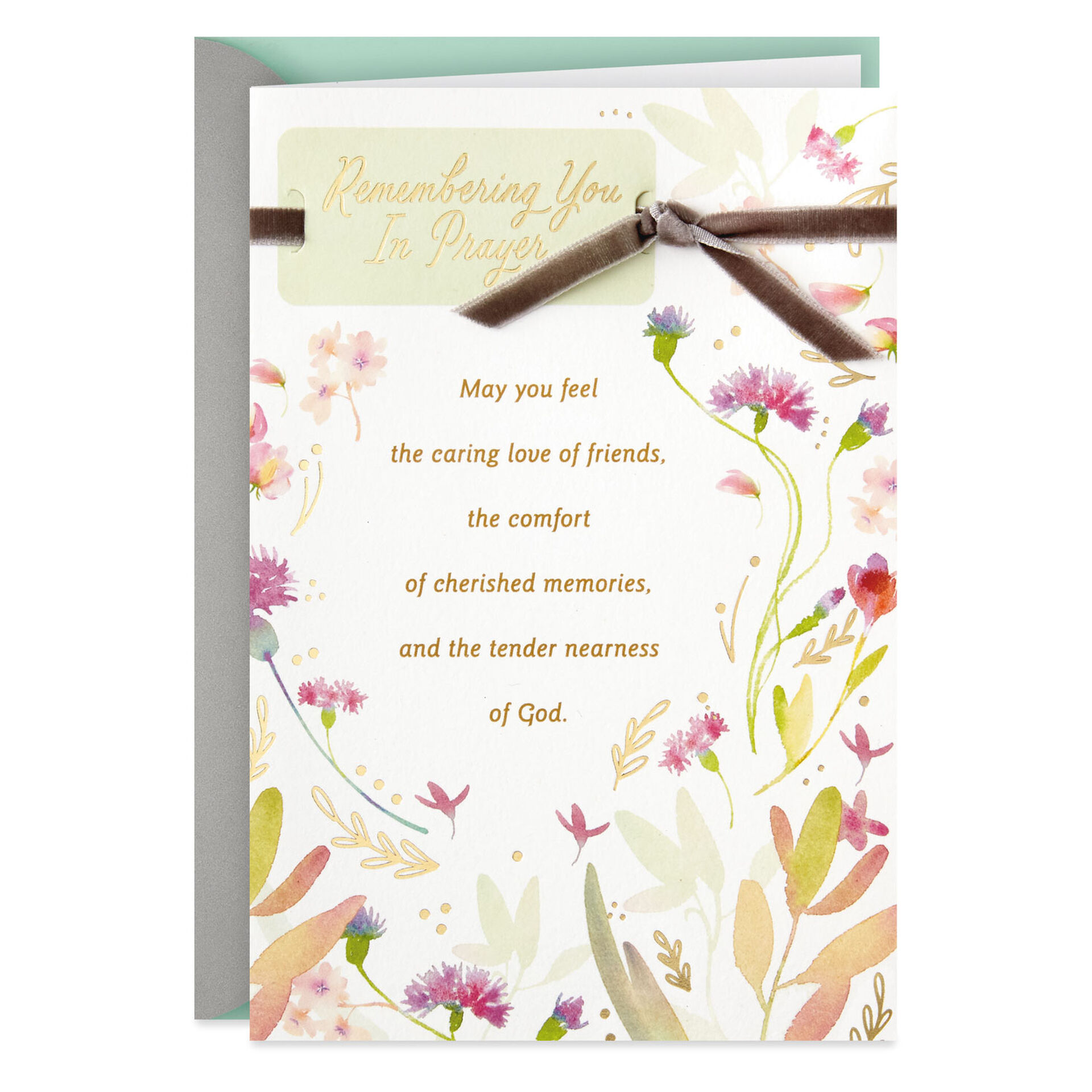 Remembering You in Prayer Religious Sympathy Card - Greeting Cards ...