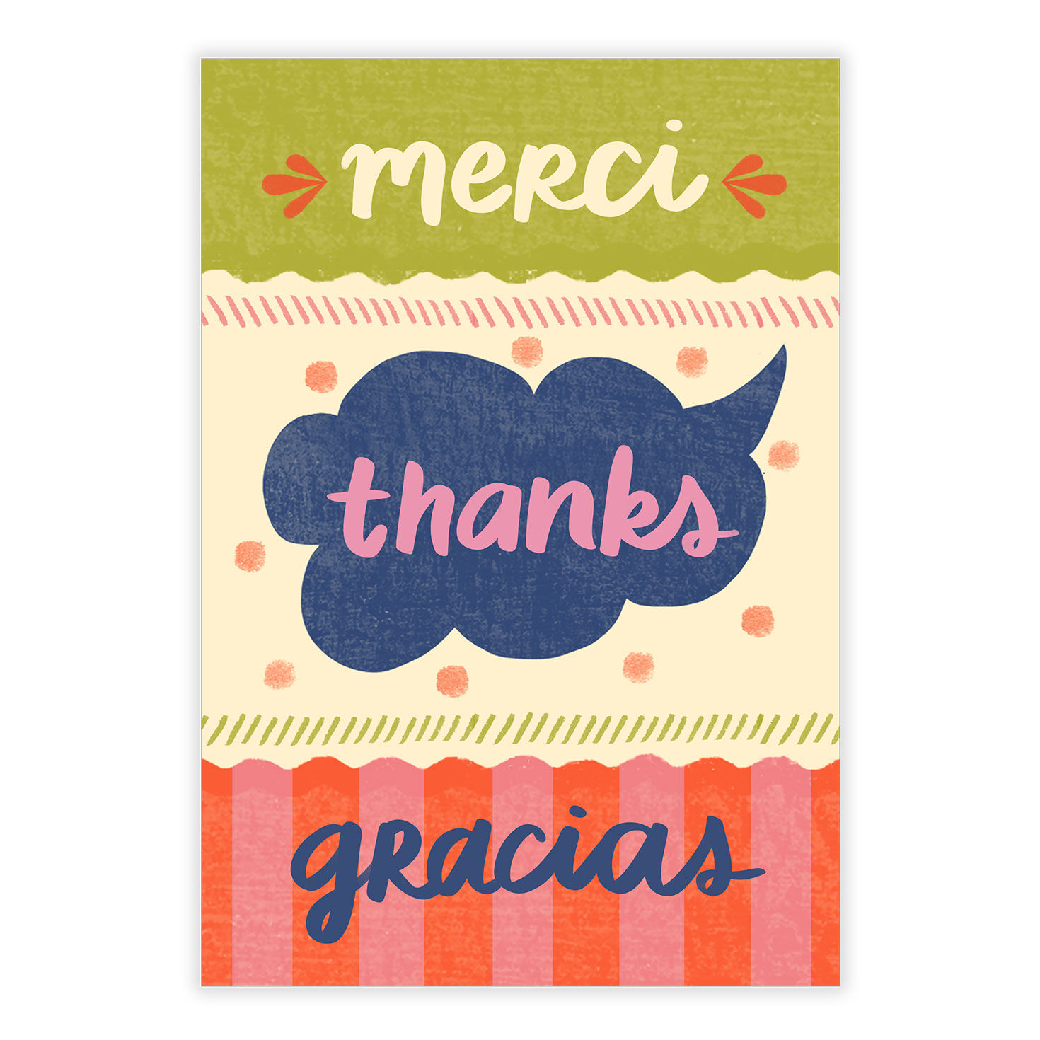 Merci Thanks Gracias Thank You eCard - eCards | Hallmark