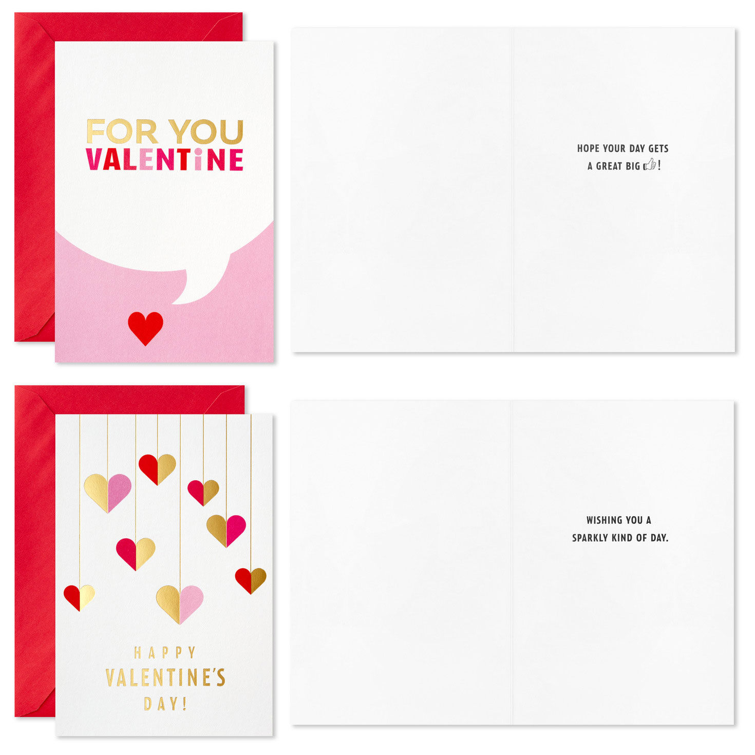 Modern Hearts Assorted Valentine's Day Cards, Pack of 36 - Boxed Cards ...