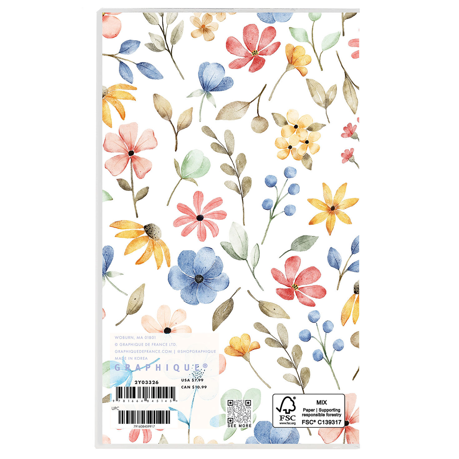 Graphique Floral 2026-2027 Pocket Planner - Calendars & Planners | Hallmark
