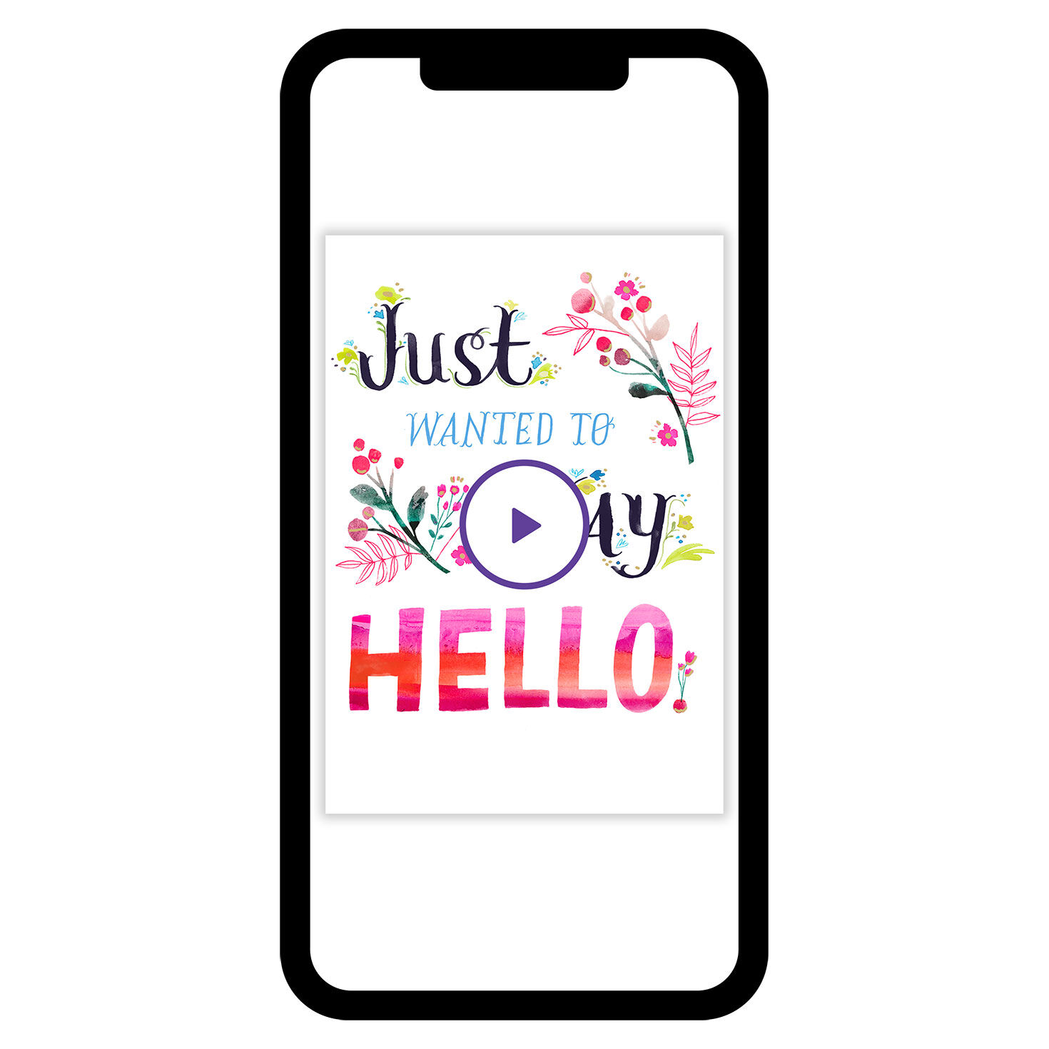 Just Wanted to Say Hello eCard - eCards | Hallmark