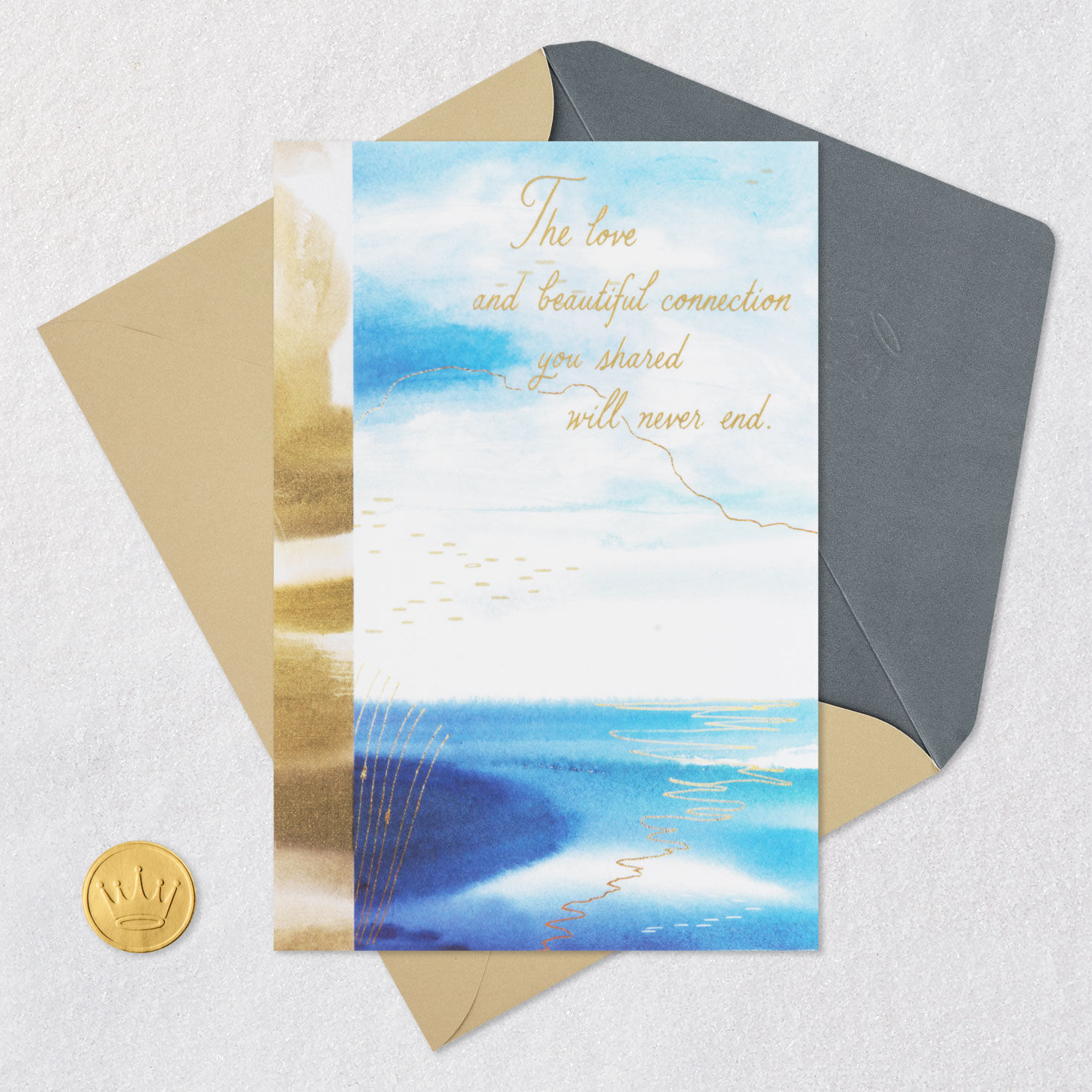 The Love and Connection You Shared Sympathy Card for Loss of Loved One ...
