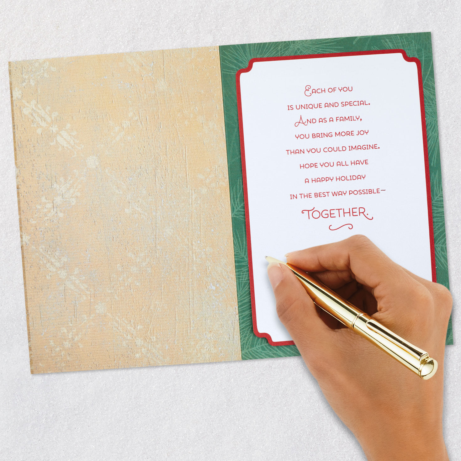 A Happy Holiday Together Christmas Card for Daughter and Family ...