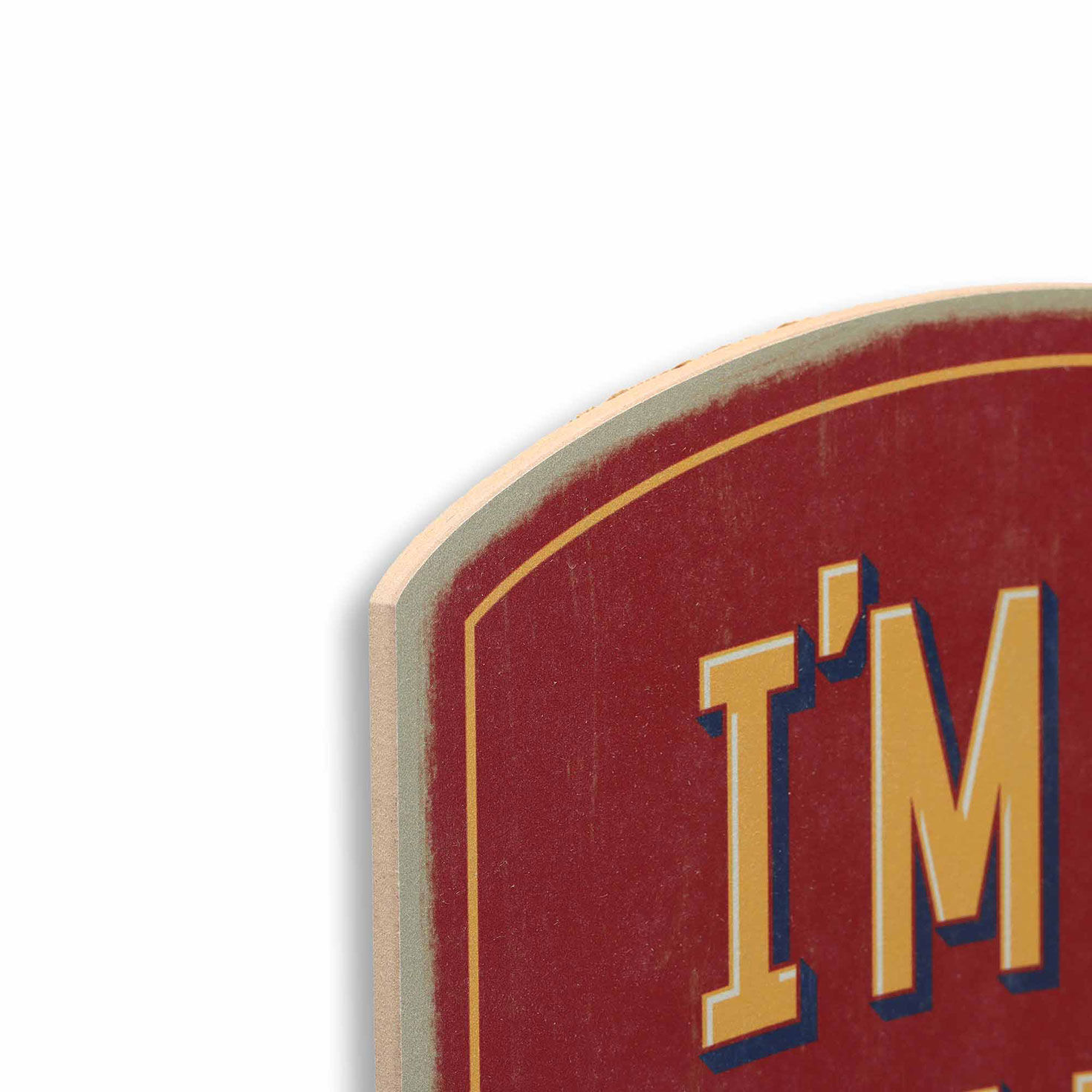 Open Road Garage I'm In Charge Here Wood Quote Sign - Plaques & Signs ...