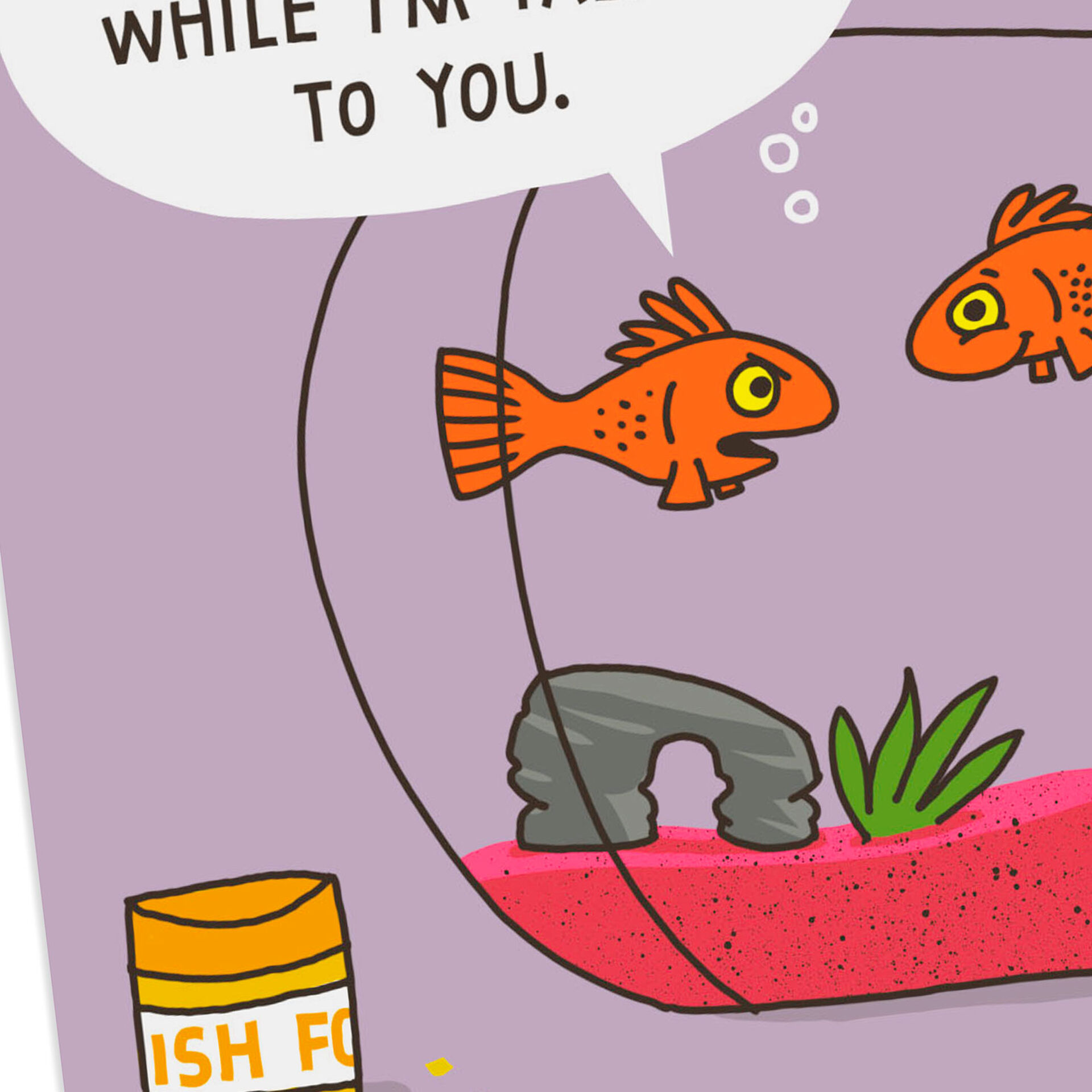 Goldfish Poop Funny Birthday Card Greeting Cards Hallmark goldfish-poop-funny-birthday-card-greeting-cards-hallmark