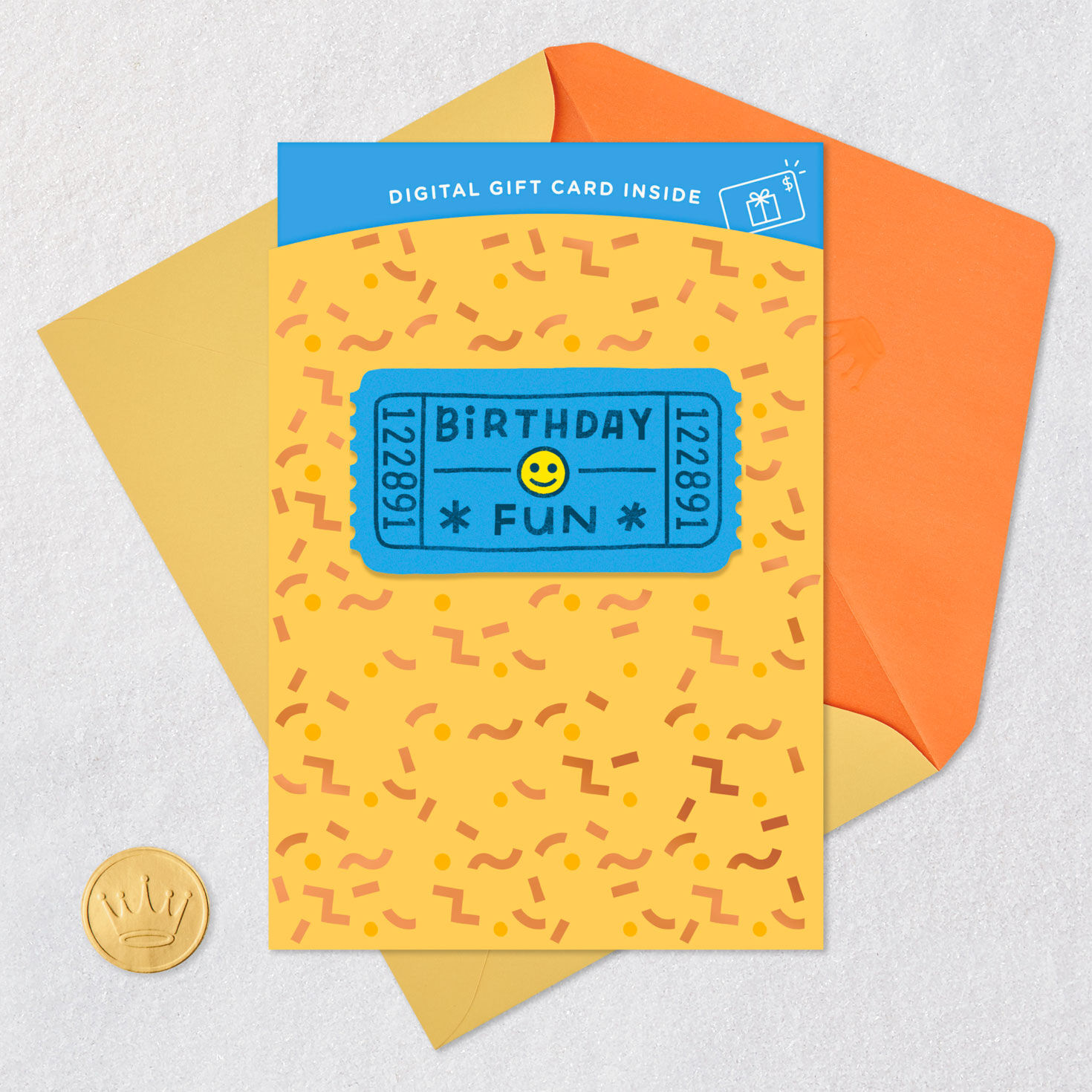 Fun Ticket Gift Card Greeting Birthday Card - Greeting Cards | Hallmark