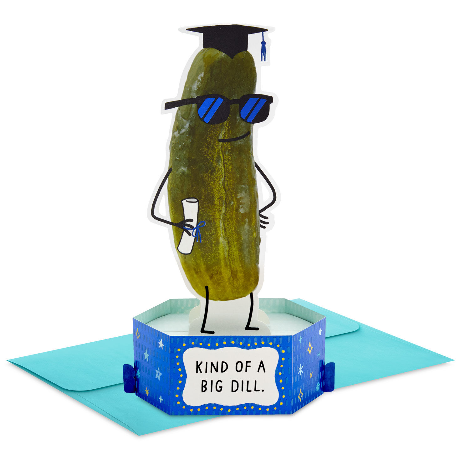 You're Kind of a Big Dill Funny 3D Pop-Up Graduation Card - Greeting ...