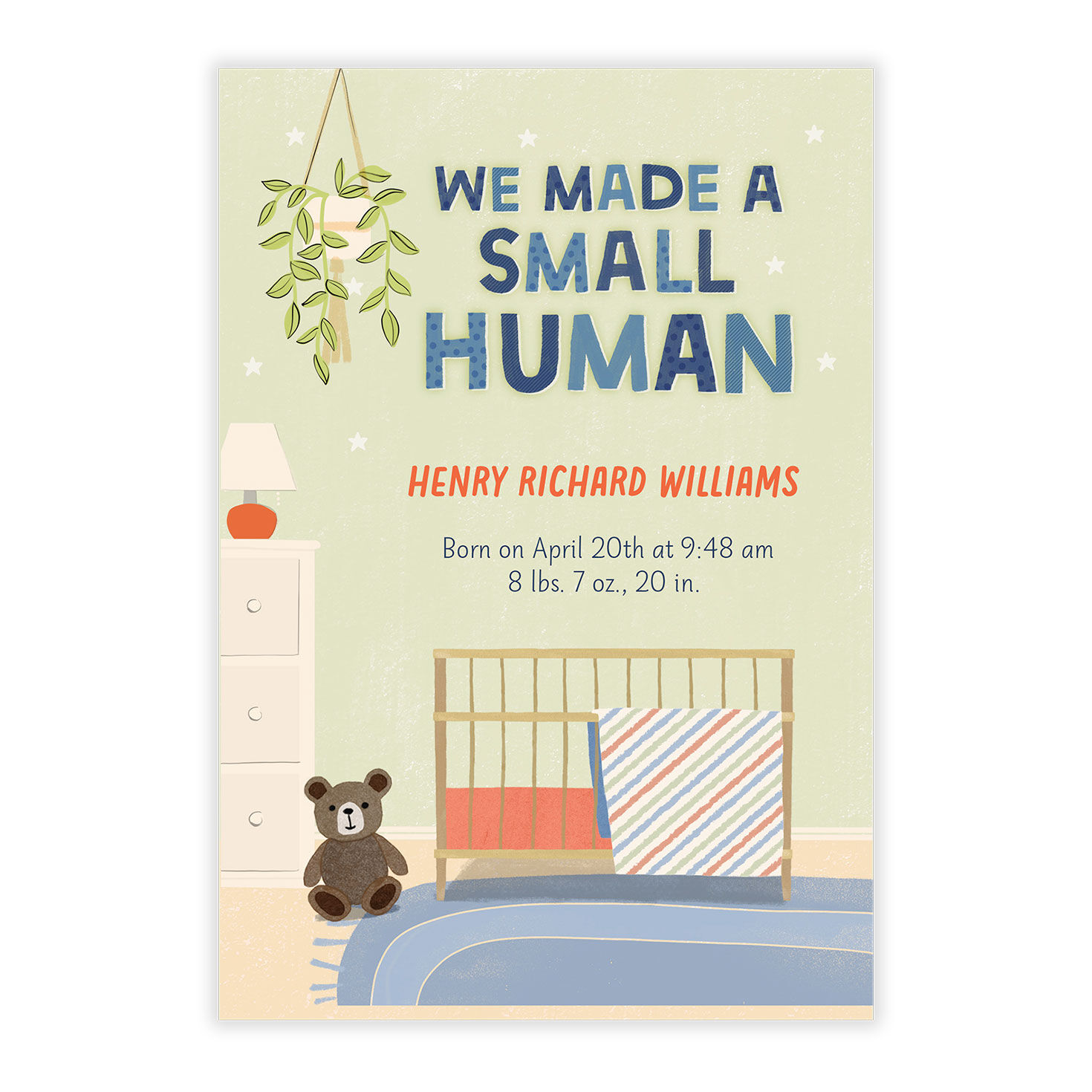 We Made a Small Human Birth Announcement - Announcements | Hallmark