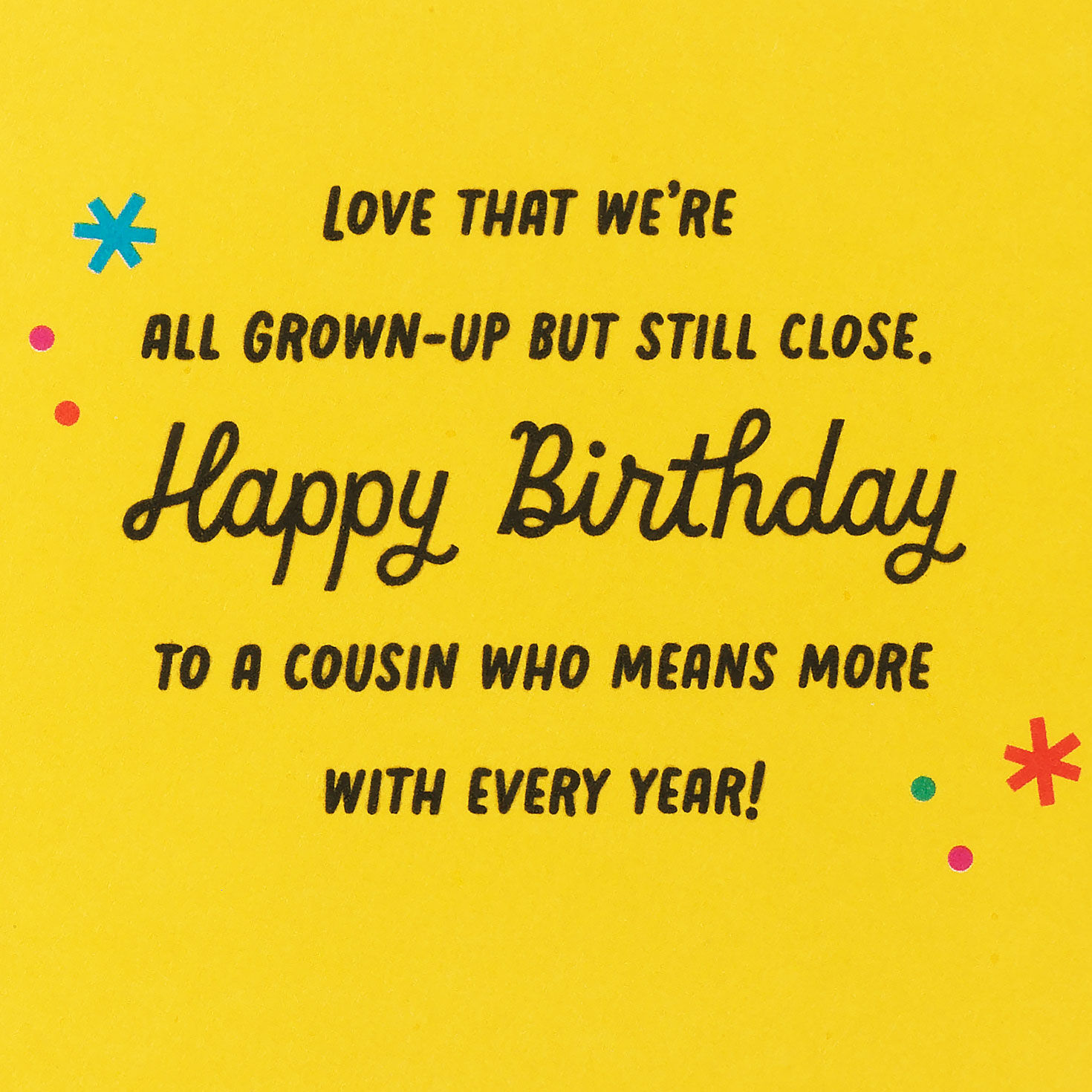 Built-In Friends From Day One Birthday Card for Cousin - Greeting Cards | Hallmark