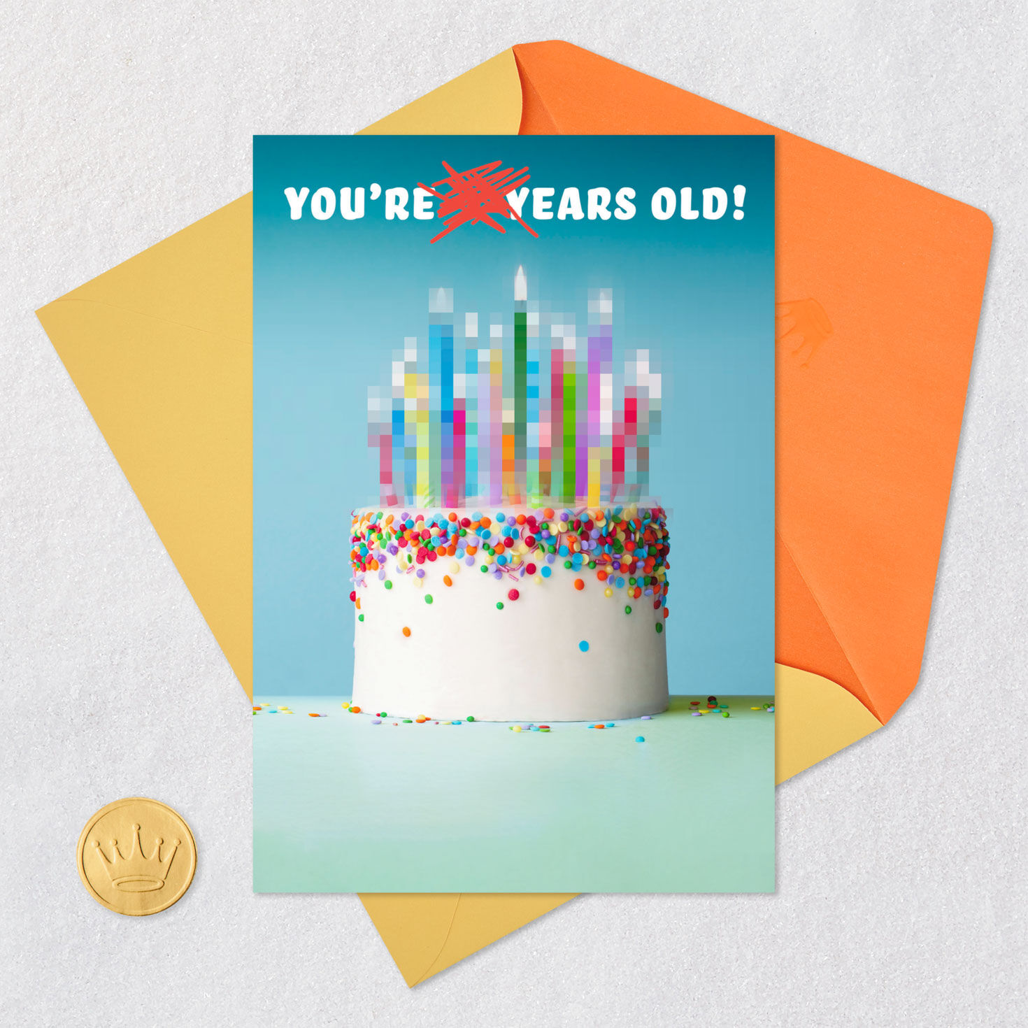 Censored Age Funny Birthday Card - Greeting Cards | Hallmark