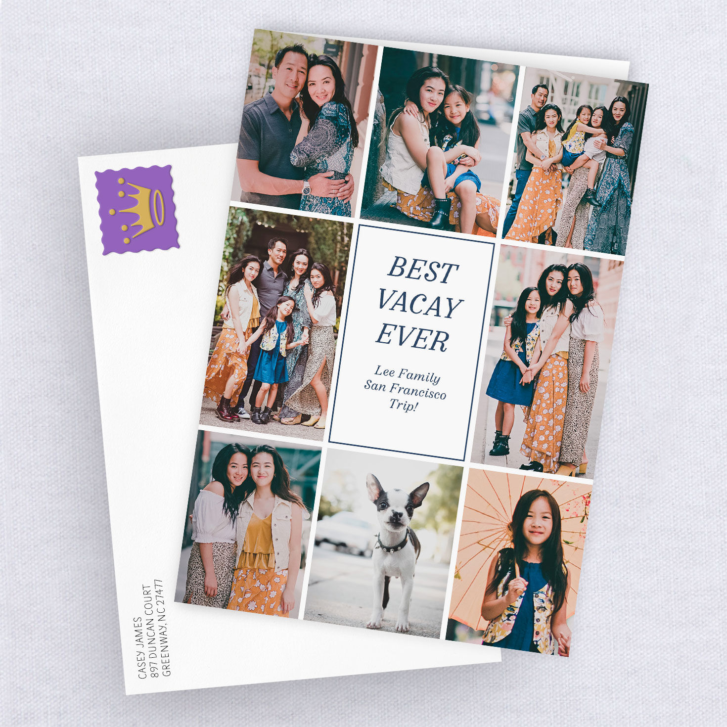 Personalized Photo Collage Border Photo Card - Greeting Cards | Hallmark