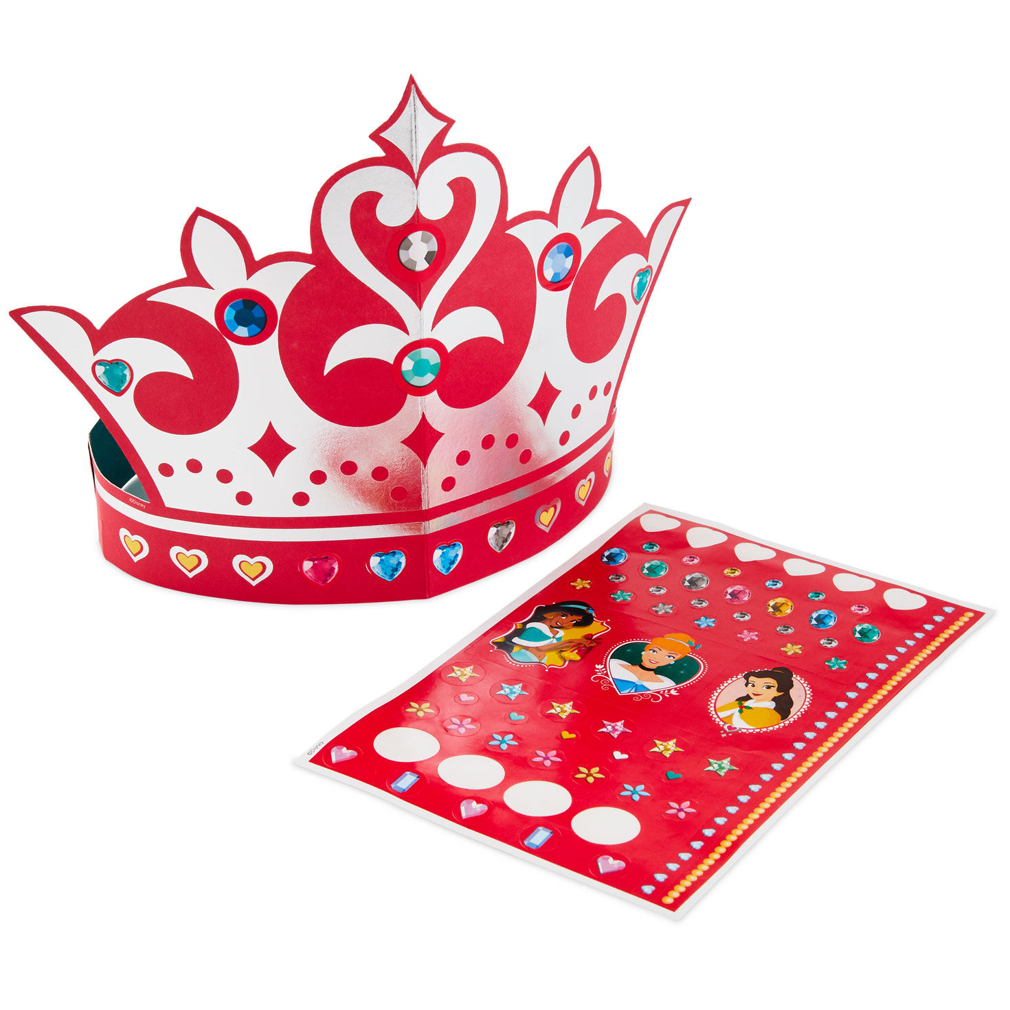Disney Princess Christmas Card for Granddaughter With Crown and ...