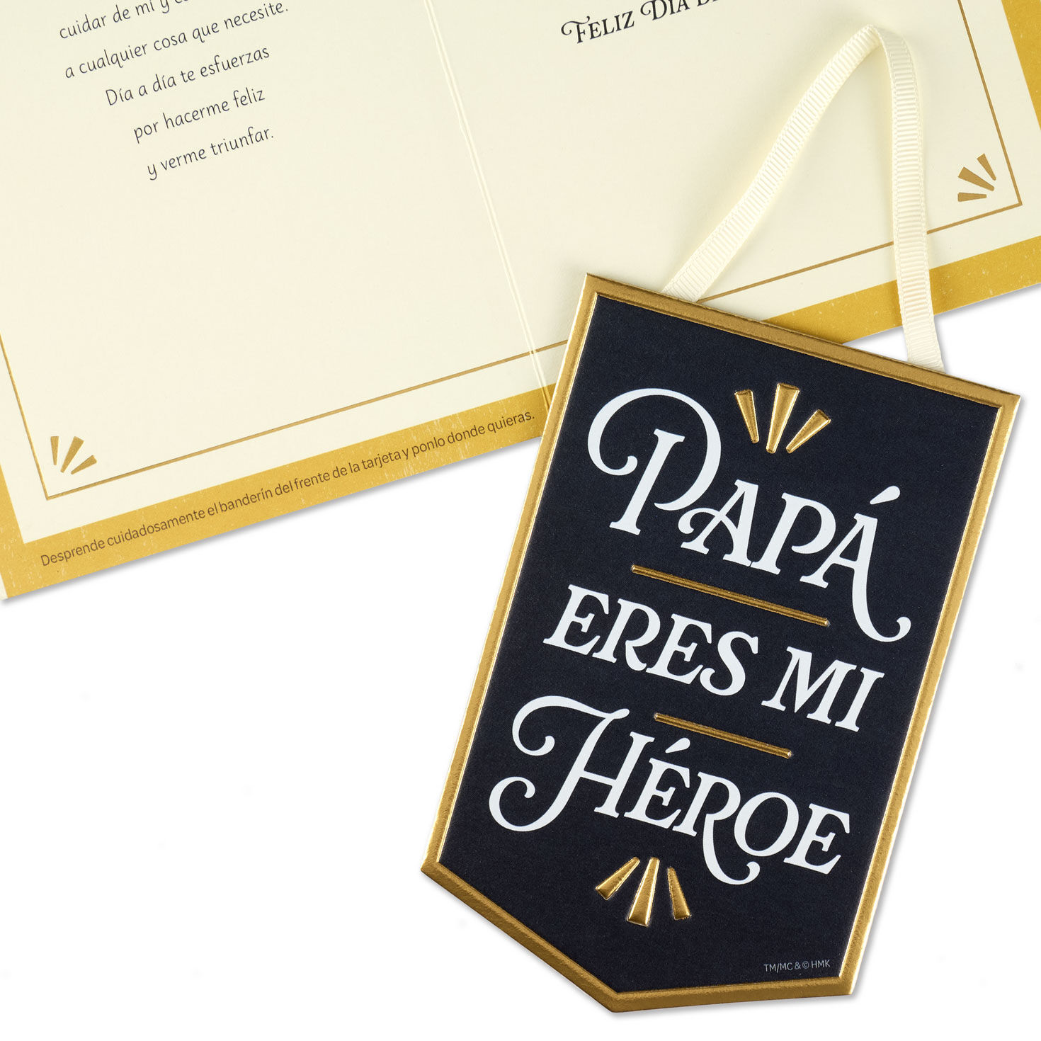 Papá, You're My Hero Spanish-Language Father's Day Card With Banner ...