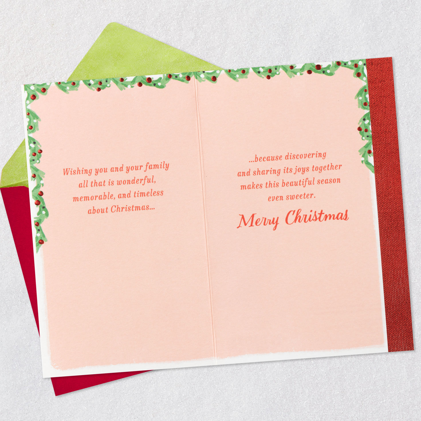 Sharing the Joy Christmas Card for Daughter and Family - Greeting Cards ...