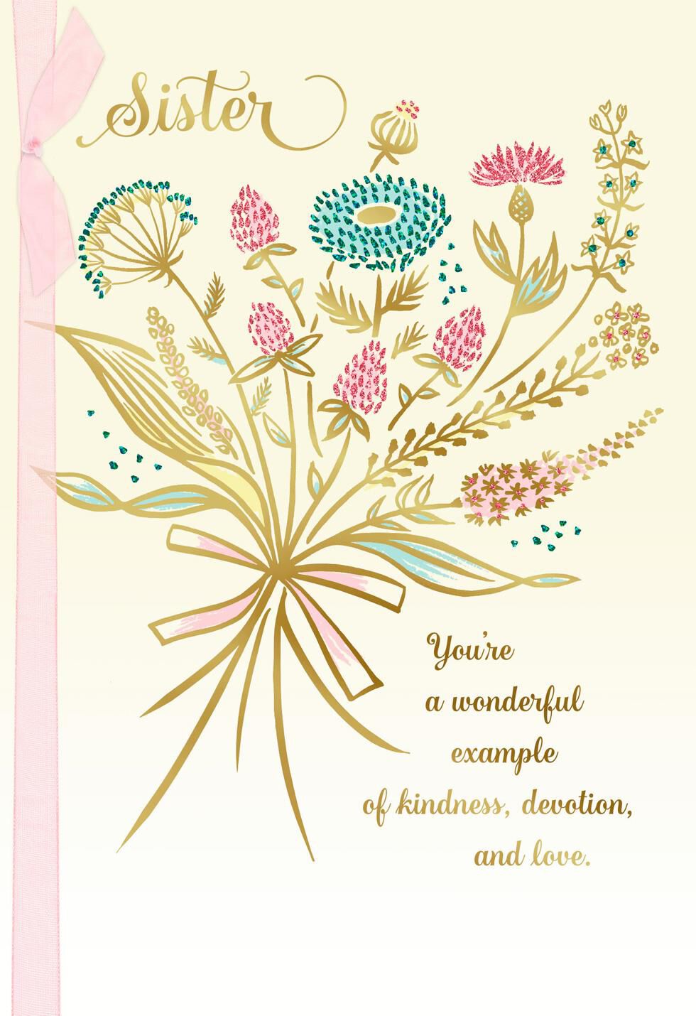 Sister, You're a Wonderful Example Mother's Day Card - Greeting Cards ...