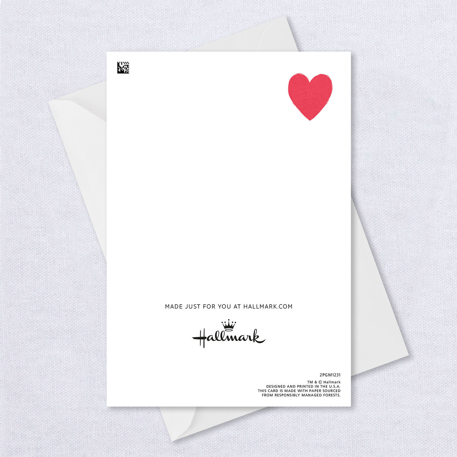 Personalized Red Heart Frame Photo Card - Greeting Cards | Hallmark