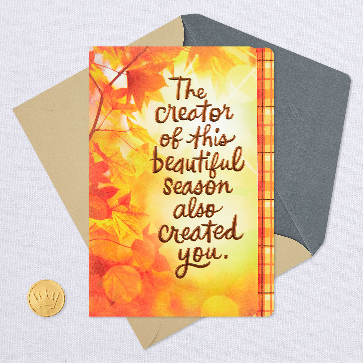 The Creator of This Beautiful Season Thanksgiving Card - Greeting Cards ...
