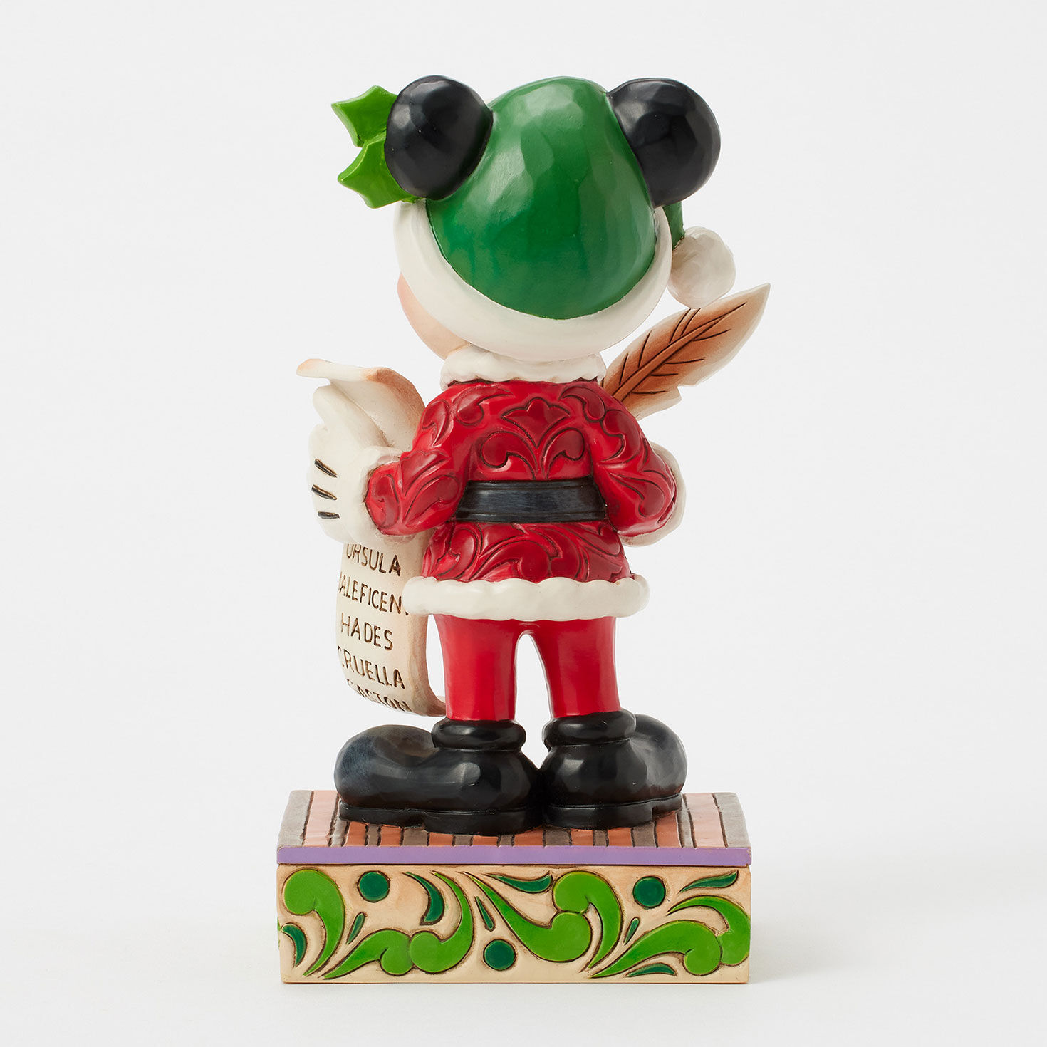 Jim Shore Disney Santa Mickey Checks His List Figurine, 7.75 ...