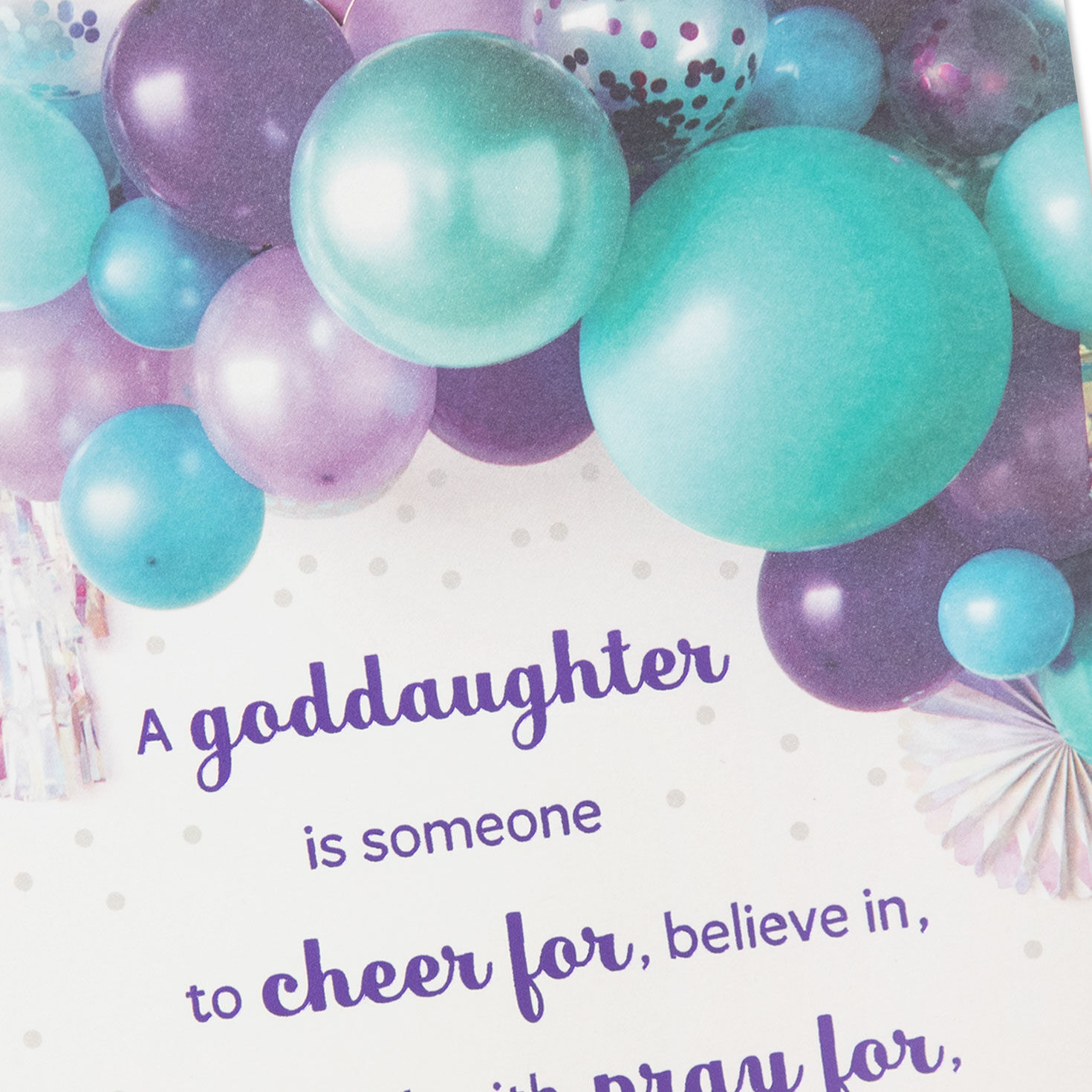 Someone to Cheer for and Love Birthday Card for Goddaughter - Greeting ...