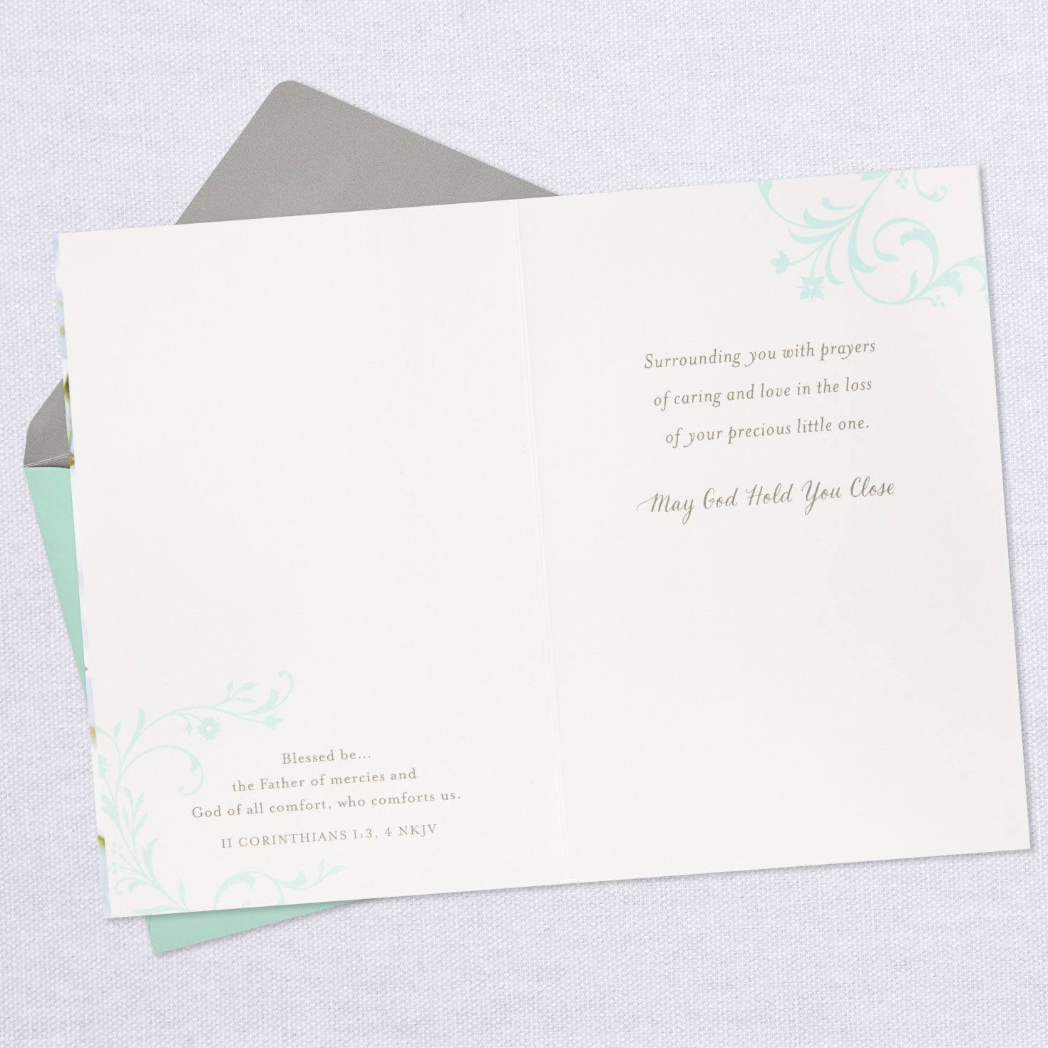 Prayers of Love Religious Sympathy Card for Loss of Child - Greeting ...