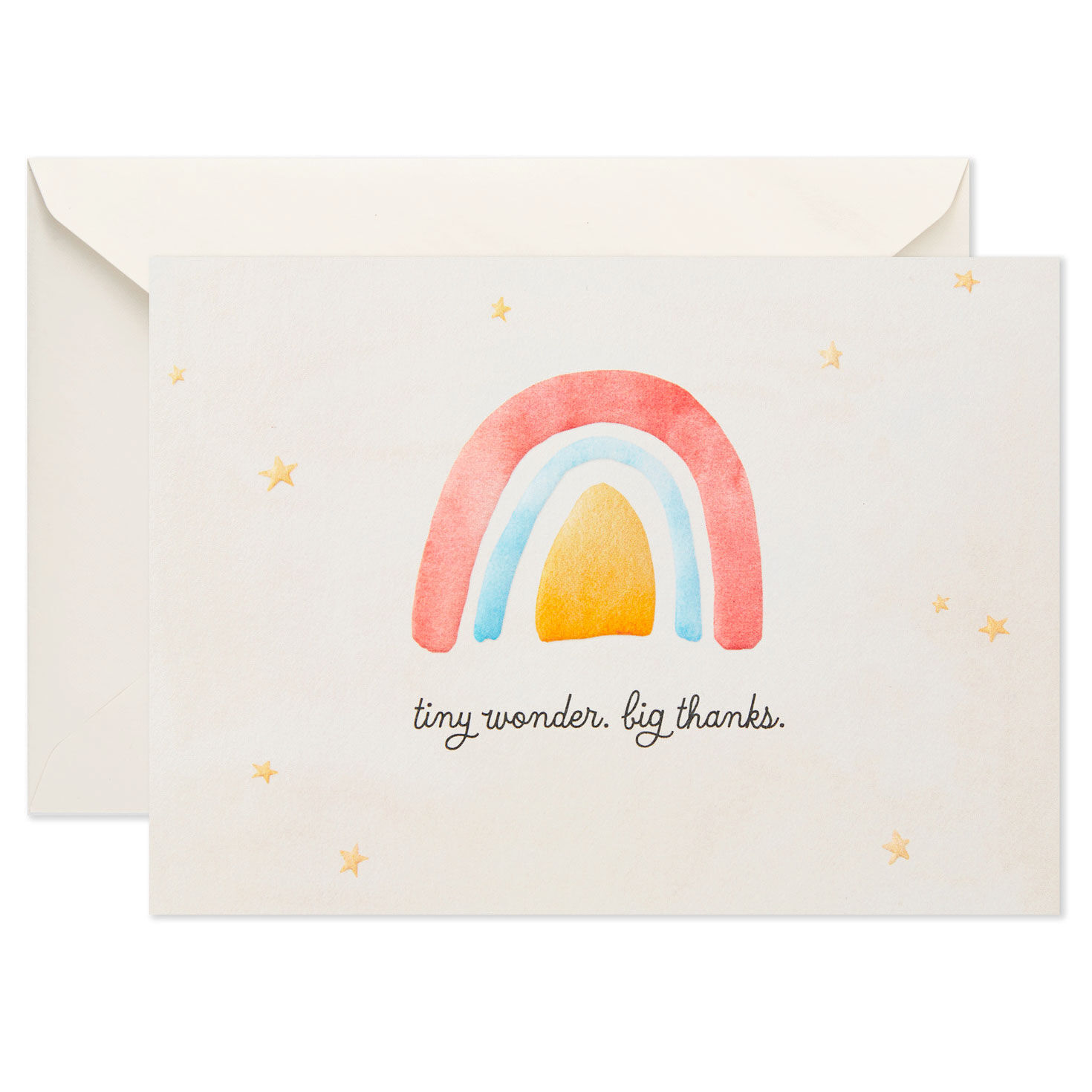 Tiny Wonder Rainbow Blank Thank-You Notes, Pack of 40 - Note Cards ...