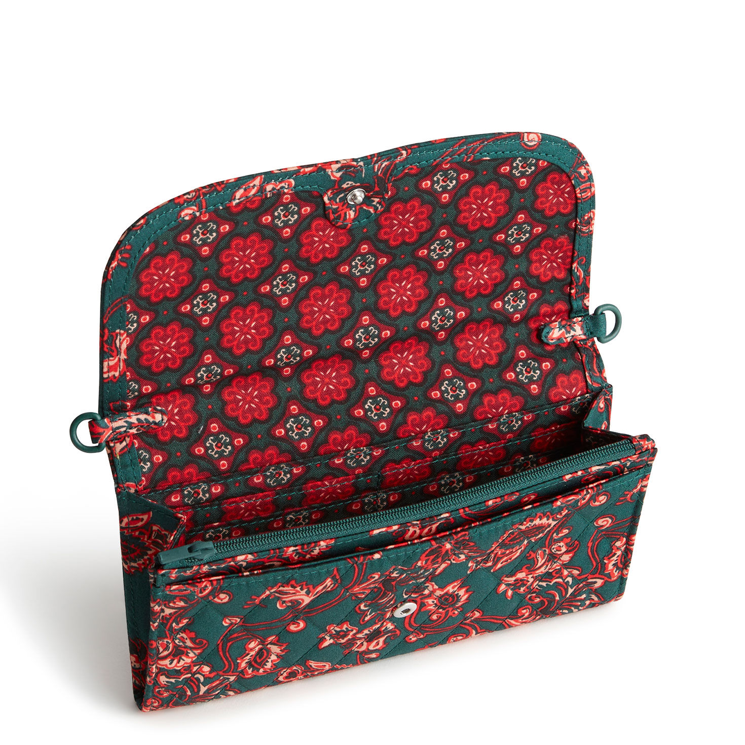 Vera Bradley Wildwood Wallet Crossbody in Victorian Vines - Handbags ...