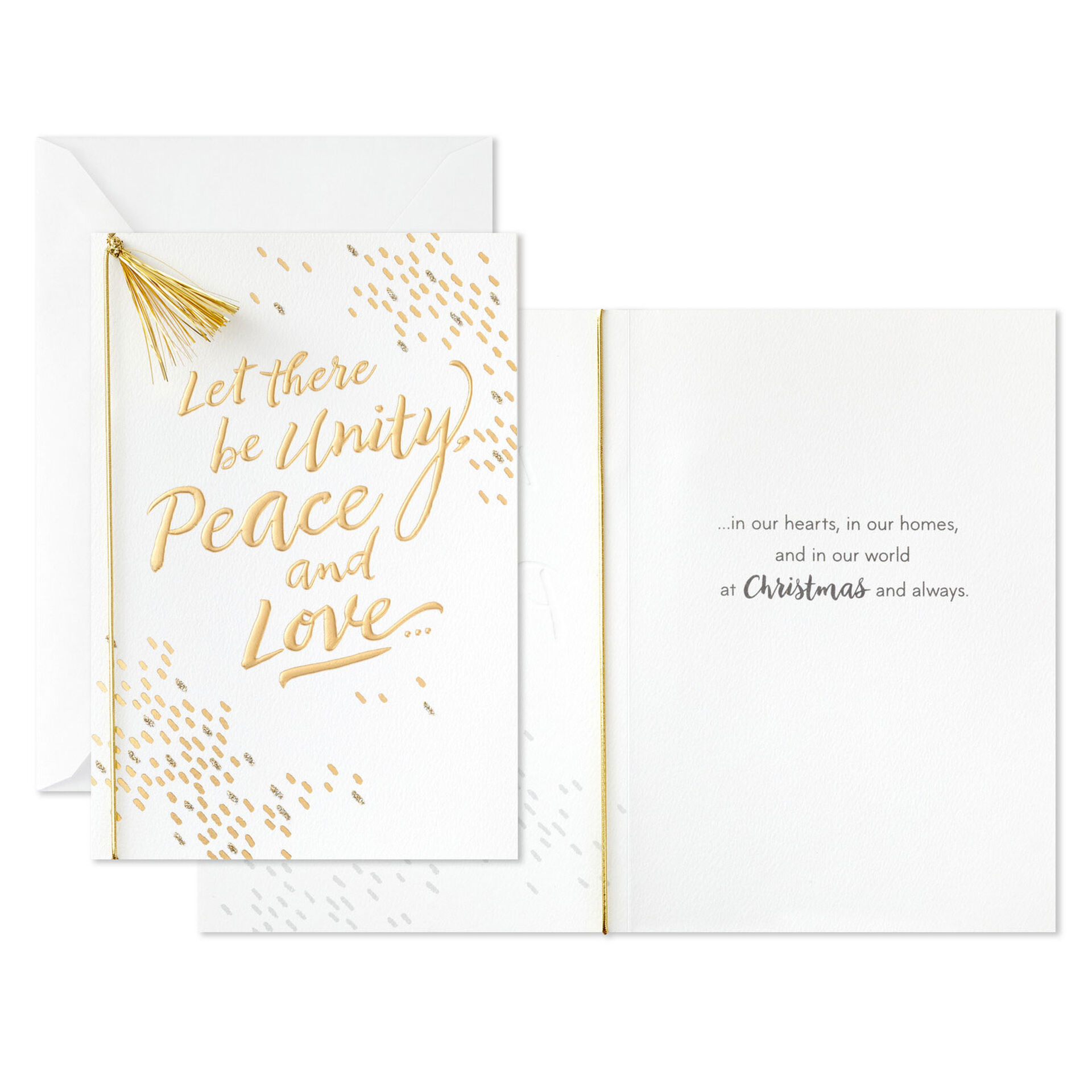 Peace, Unity and Love Boxed Christmas Cards, Pack of 12 - Boxed Cards ...