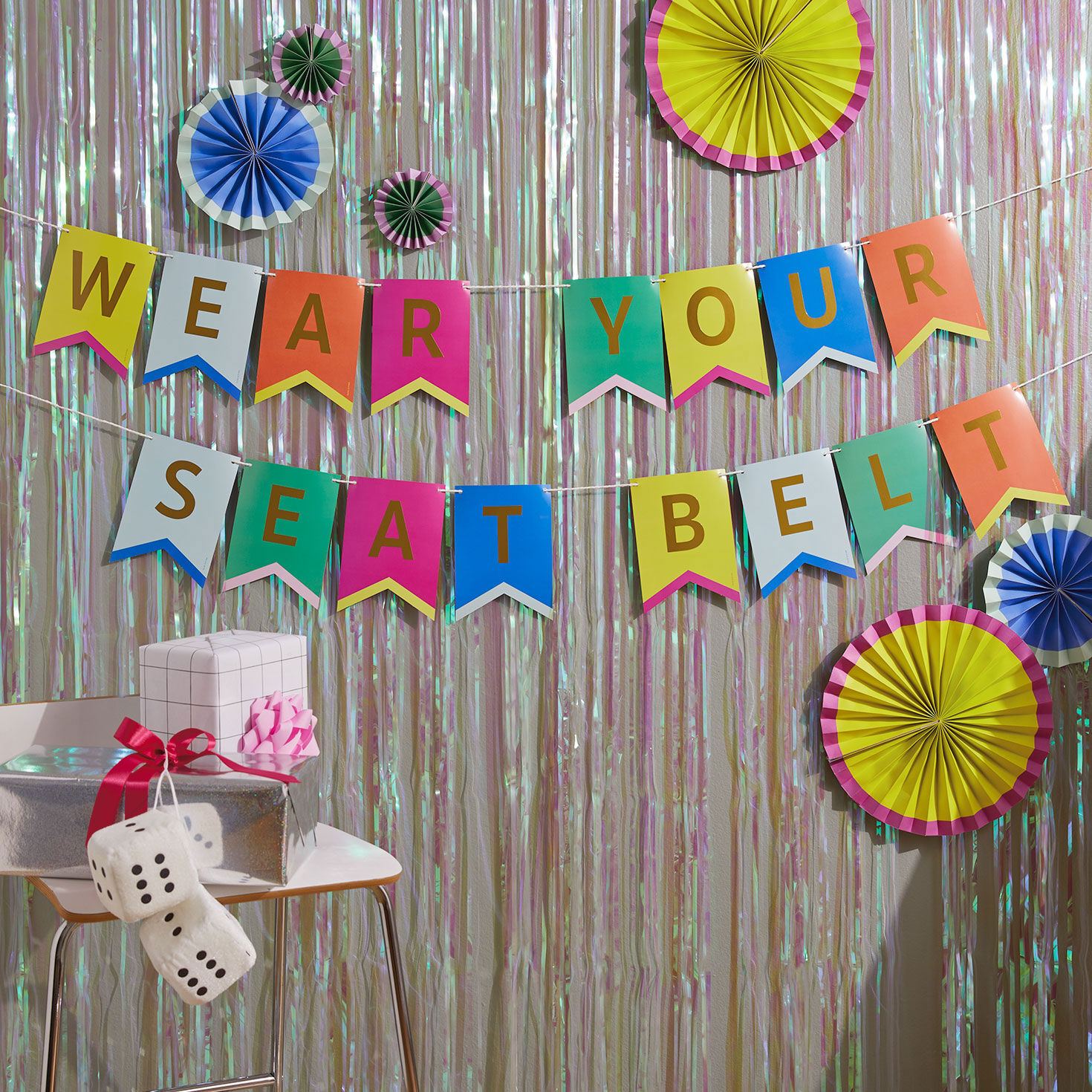 Customizable Multicolor Party Banner Kit - Banners & Streamers | Hallmark