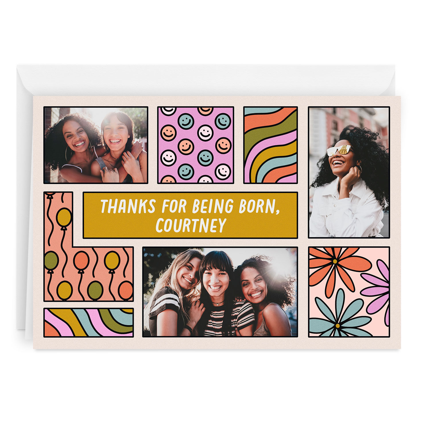 Personalized Fun Designs Photo Collage Photo Card - Greeting Cards ...