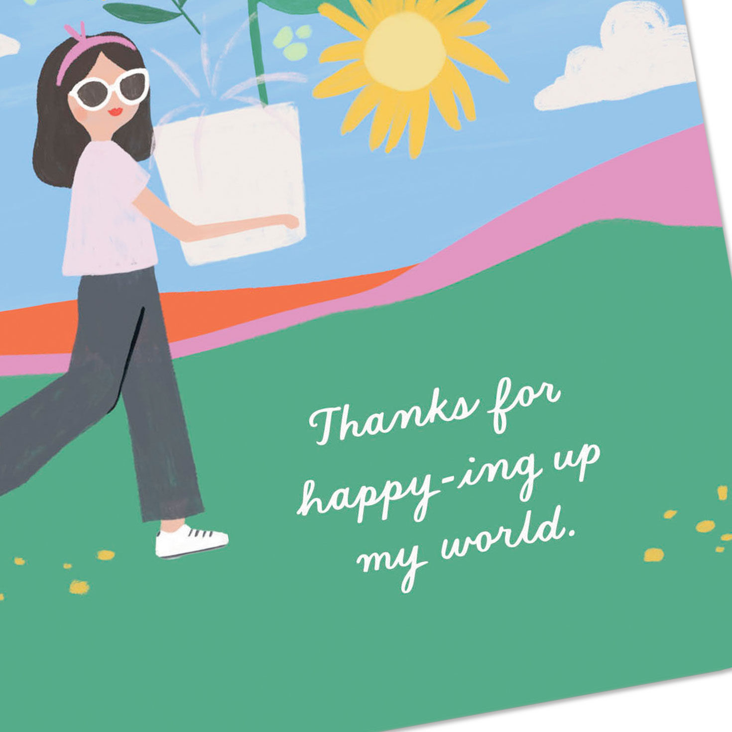 You Happy Up My World Thank You Card - Greeting Cards | Hallmark